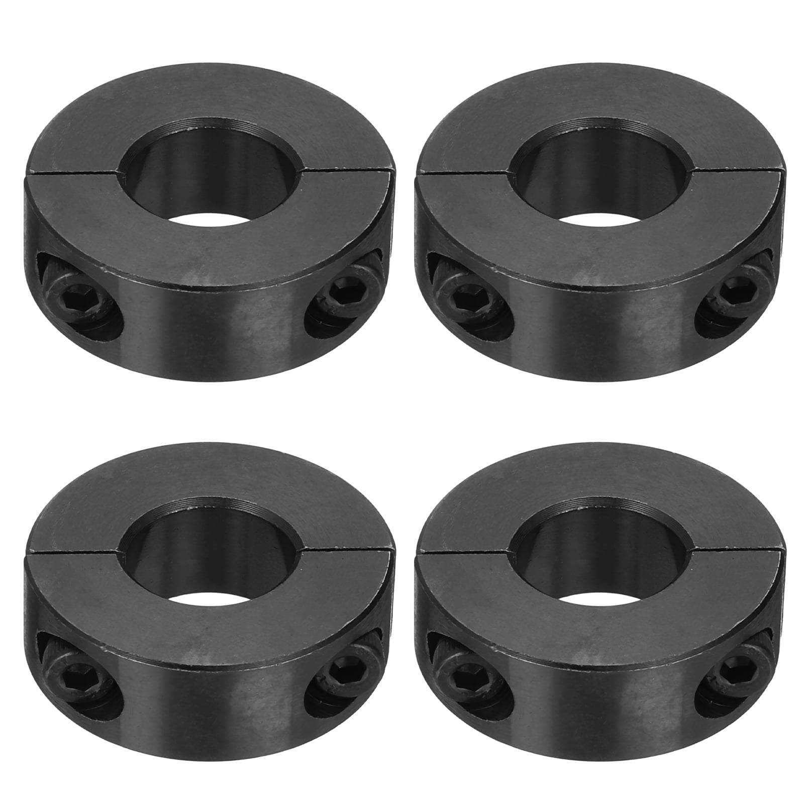 Uxcell 4pack Double Split Shaft Collars 16mm Bore, Two-Piece Clamping ...