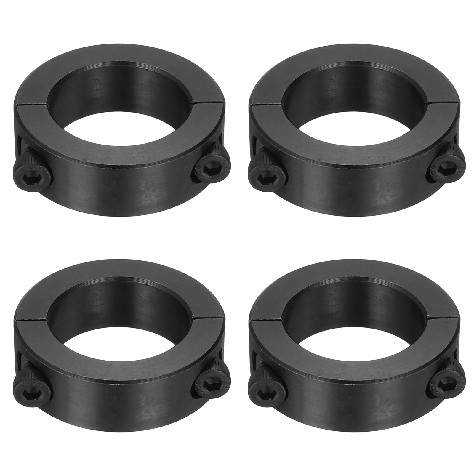 Uxcell 4pack Double Split Shaft Collars 25mm Bore, Two-Piece Clamping ...