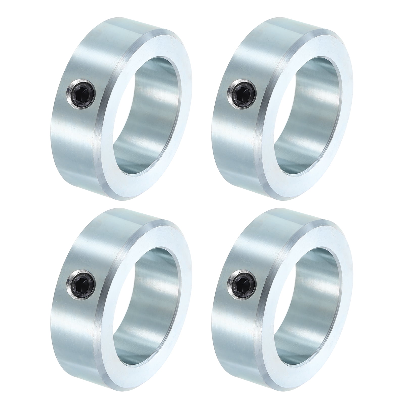 Uxcell 4pack Set Screw Collars 1-11/16" Bore Zinc Plated Steel Shaft ...
