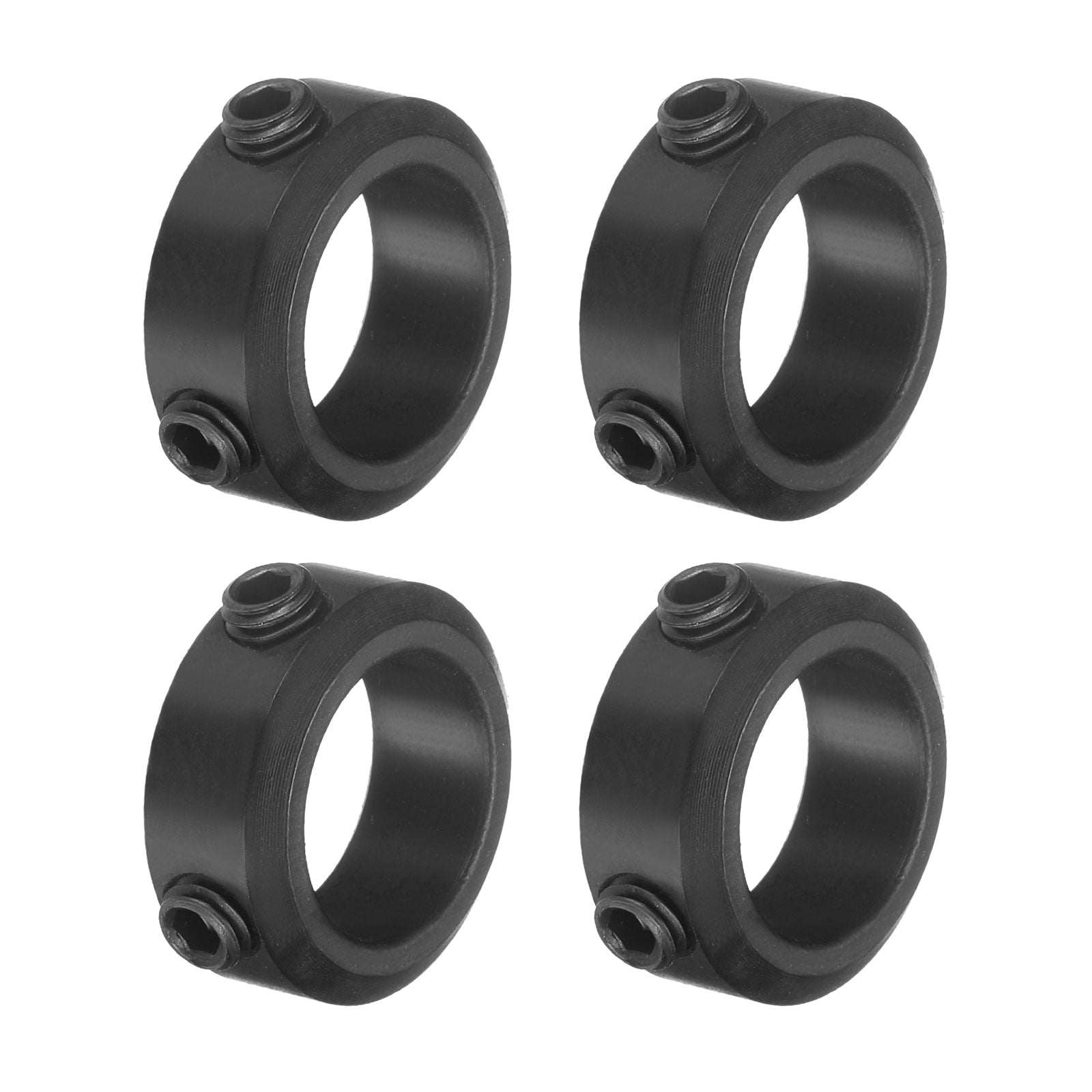 Uxcell 4pack Set-Screw Collars 14mm Bore, 1045 Steel Shaft Collars ...