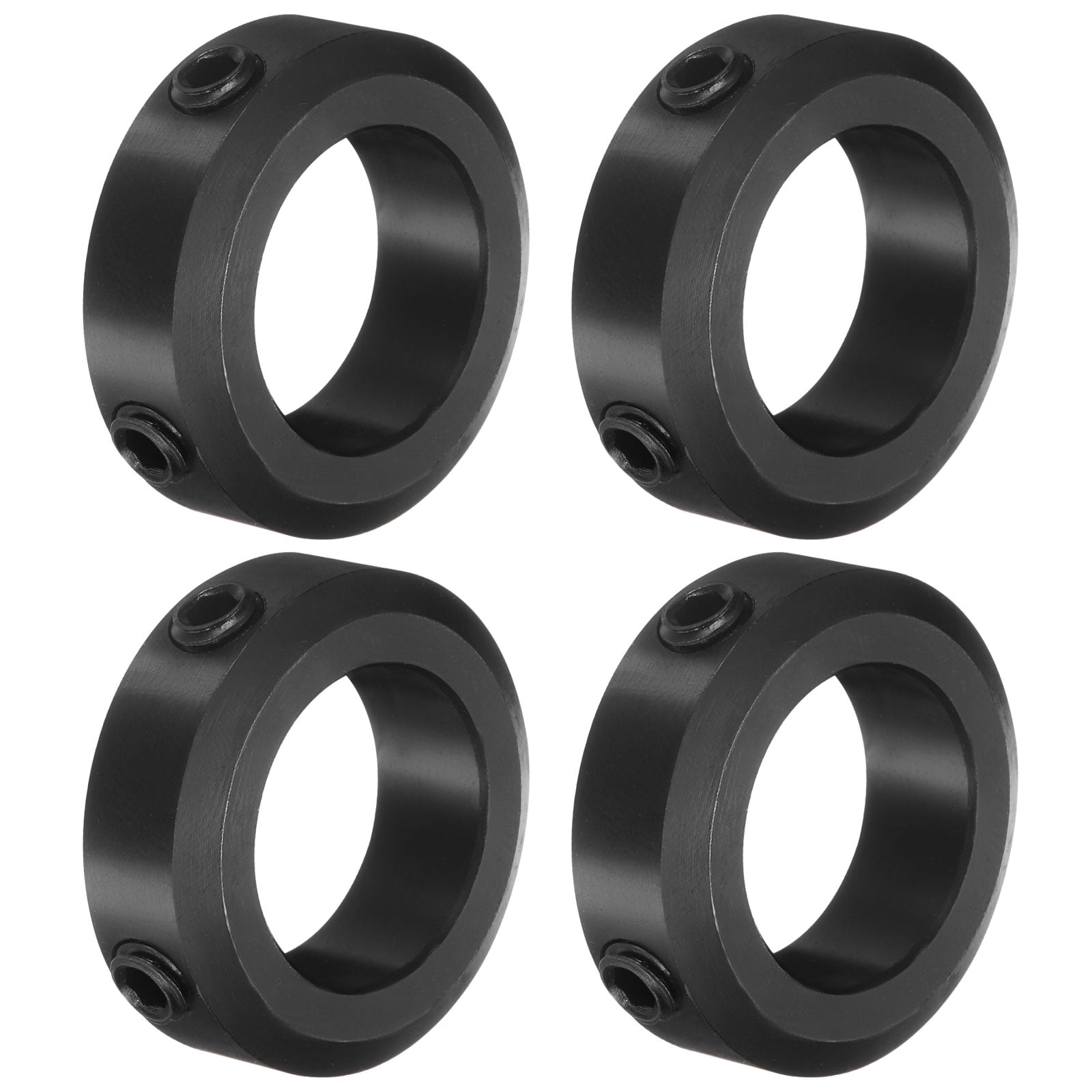 Uxcell 4pack Set-Screw Collars 20mm Bore, 1045 Steel Shaft Collars ...