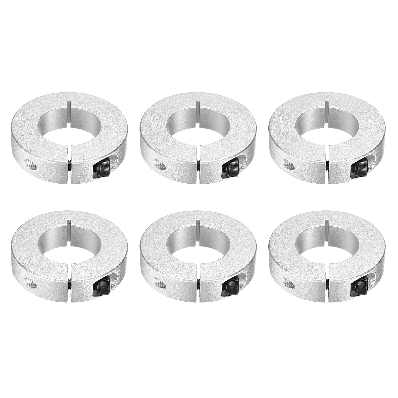 Uxcell 4pack Single Split Clamp-On Shaft Collar 12mm Bore One-Piece ...