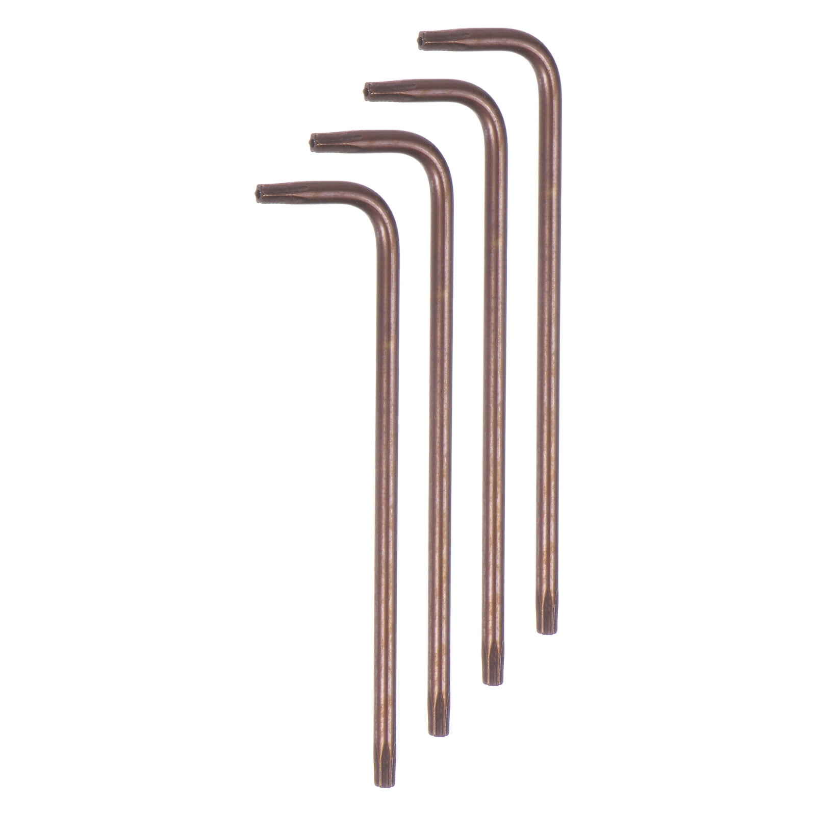 Uxcell 4pack T10 Tamper Proof Torx Wrench Star Keys Long Arm L-Shaped 6 ...