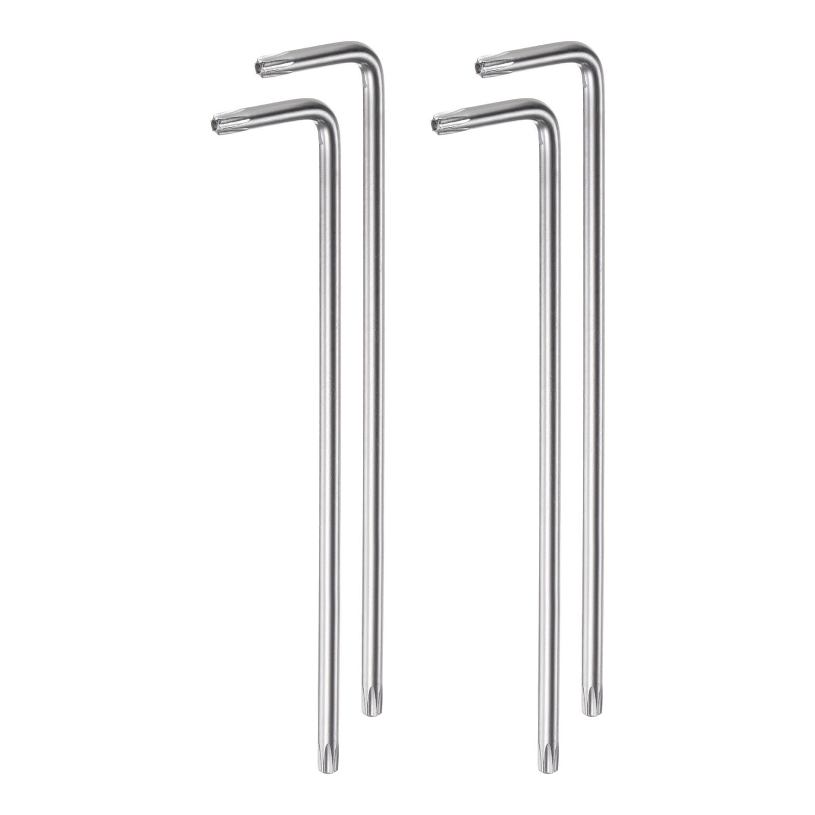 Uxcell 4pack Torx Hex Key Wrenches T15 High Carbon Steel Extra Long Arm ...
