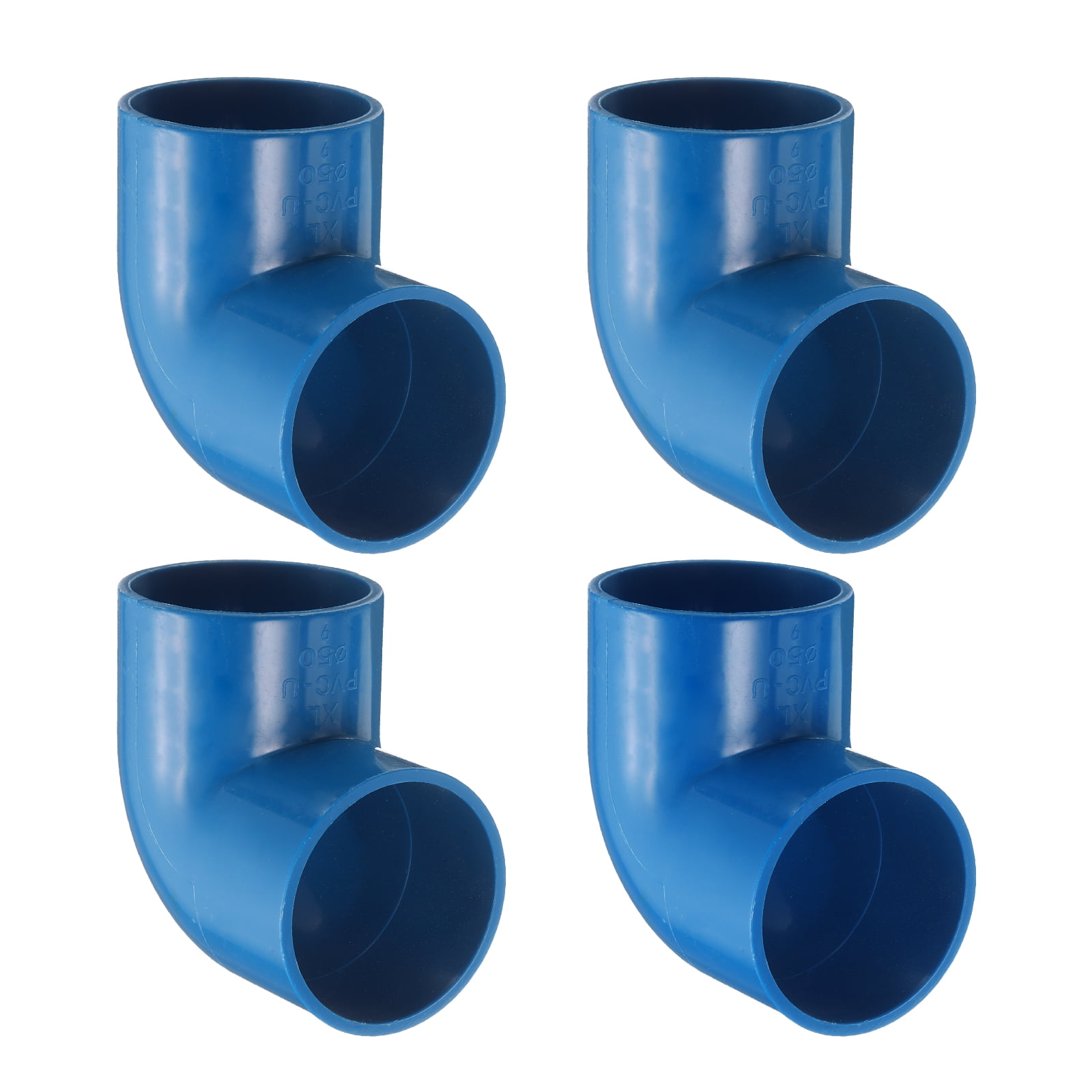 Uxcell 4pcs 1.5" 90 Degree Elbow Pipe Fittings, Furniture Construction ...