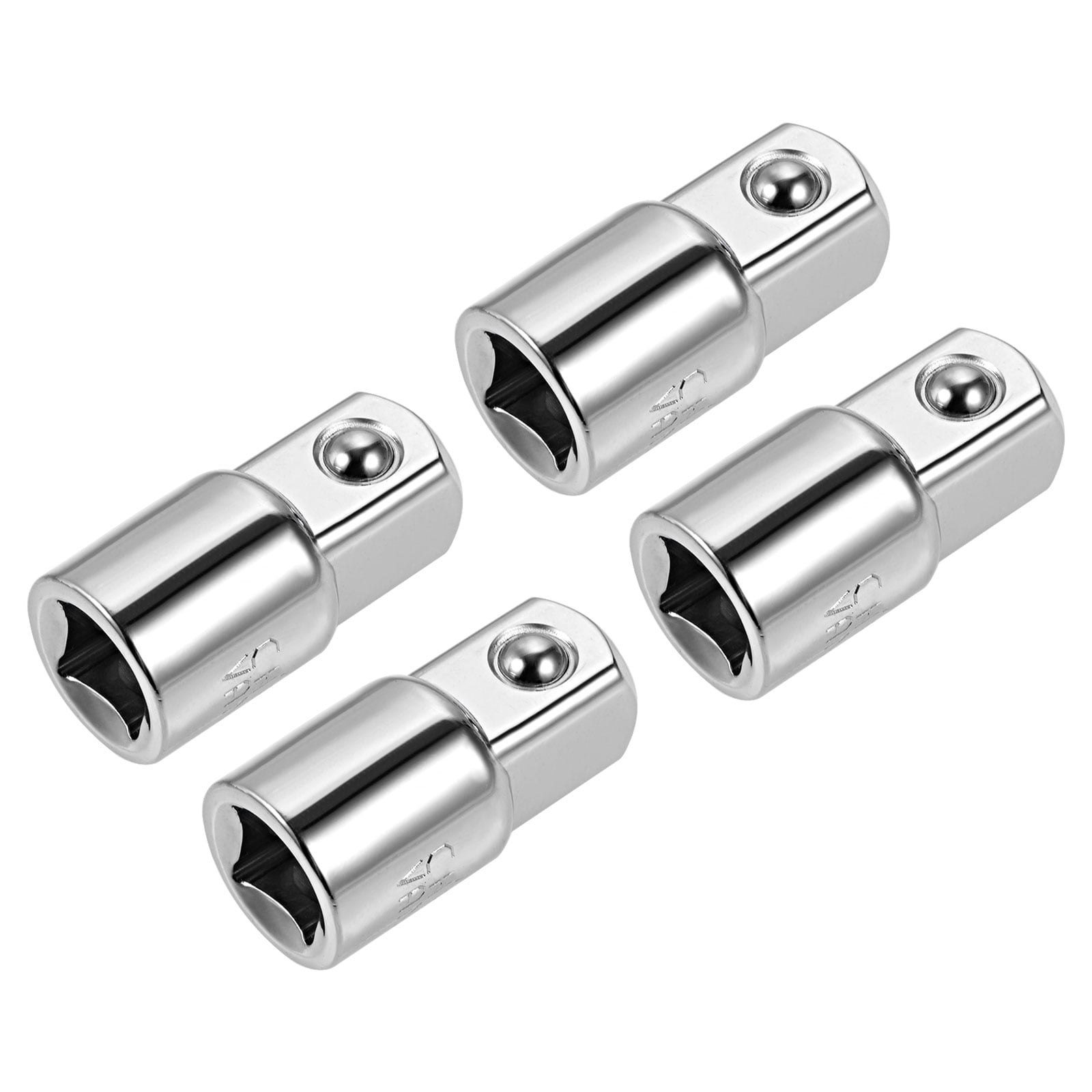 Uxcell 4pcs 3/8" Drive (F) x 1/2" (M) Socket Reducer Adapter, Female to ...