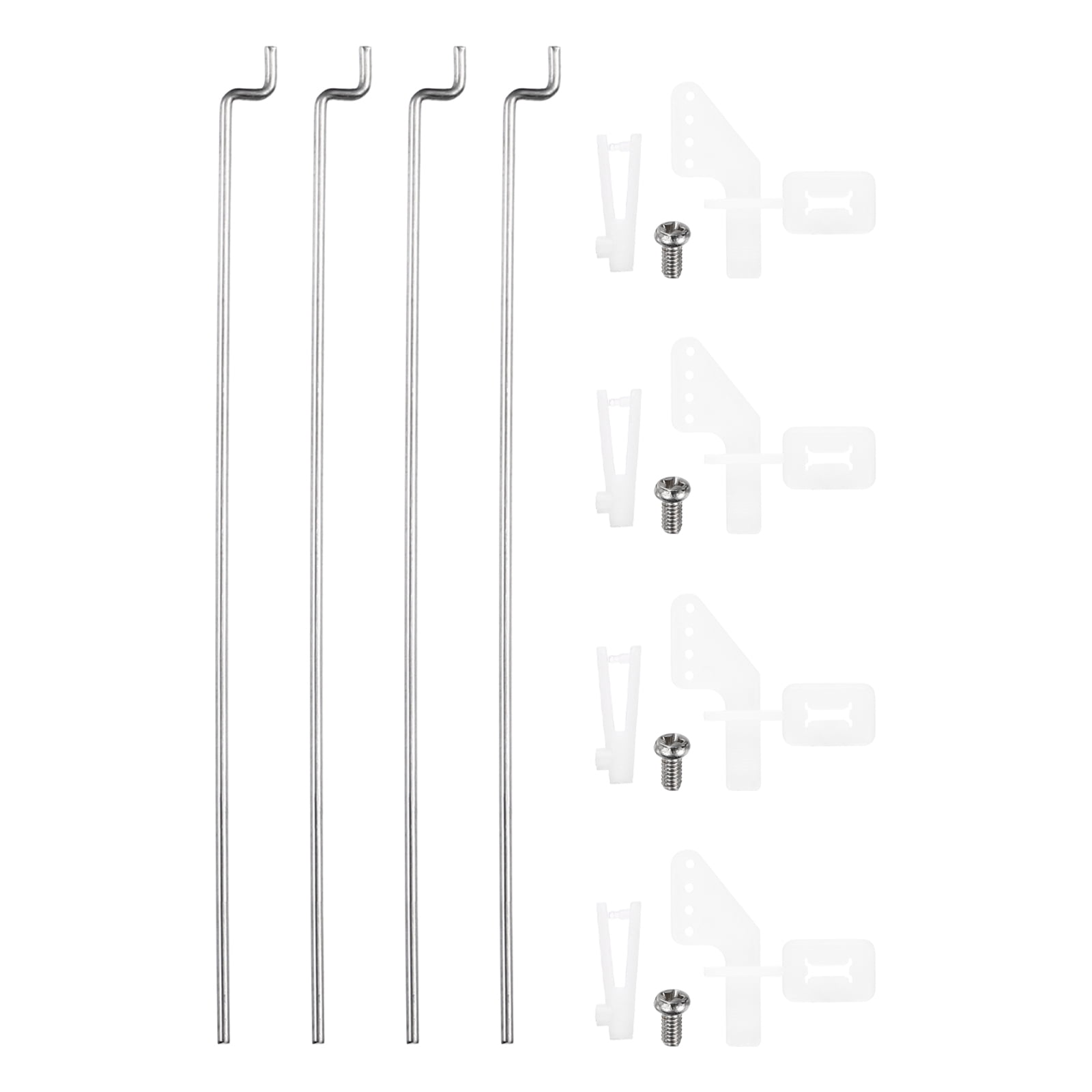Uxcell 4pcs 304 Stainless Steel 1x70mm Z Push Rods Parts, 4pcs Nylon ...