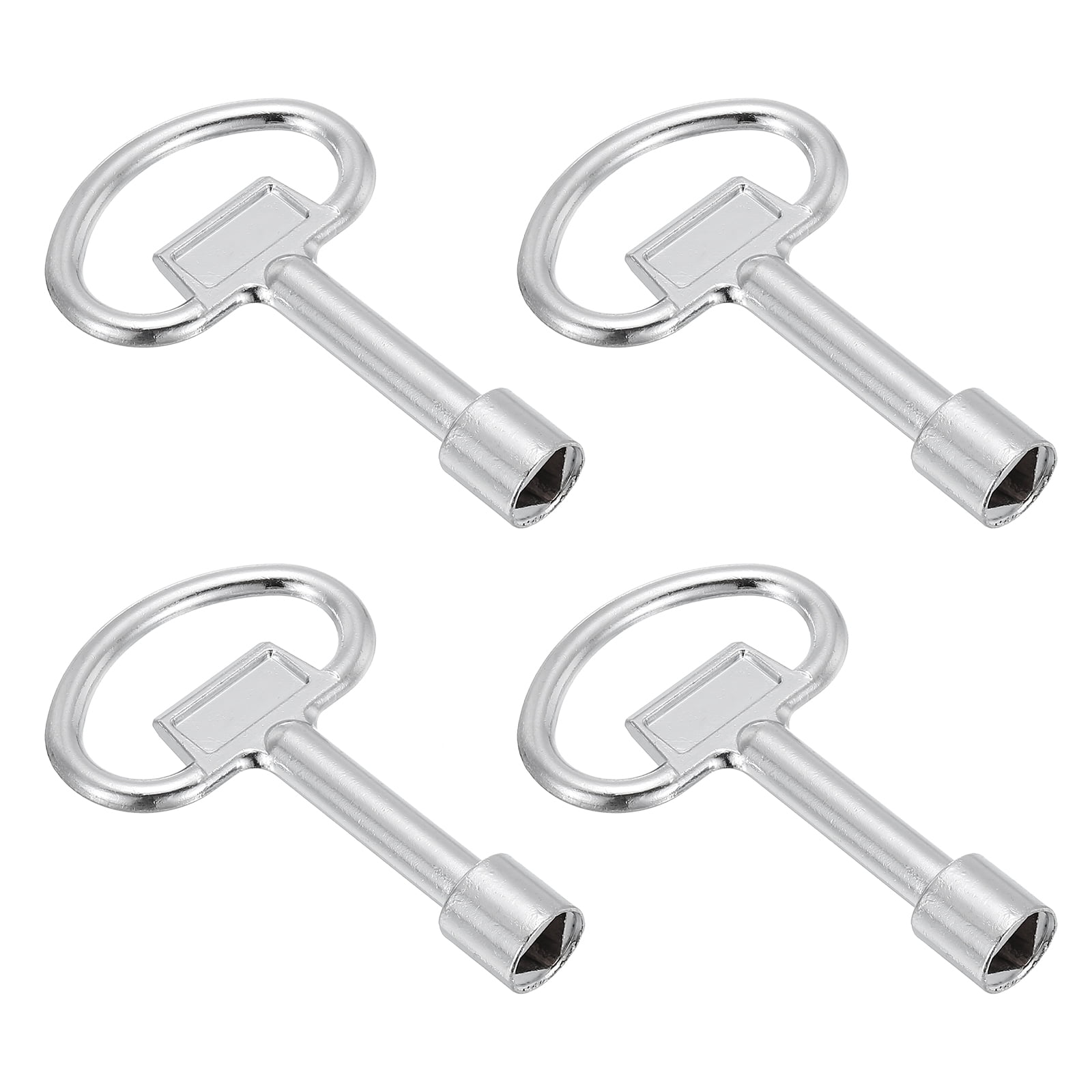 Uxcell 4pcs 9.5mm/0.4" Hole Socket Spanner Key, Triangle Electrical ...
