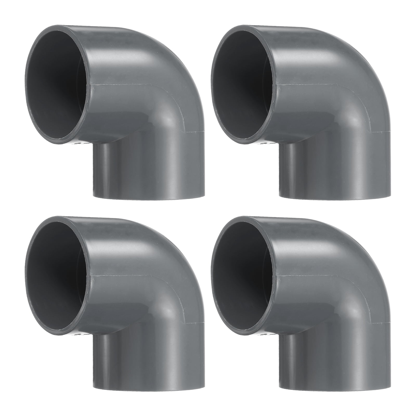 Uxcell 4Pcs 90 Degree Elbow Pipe Fitting 2" 2 Way Furniture Grade ...