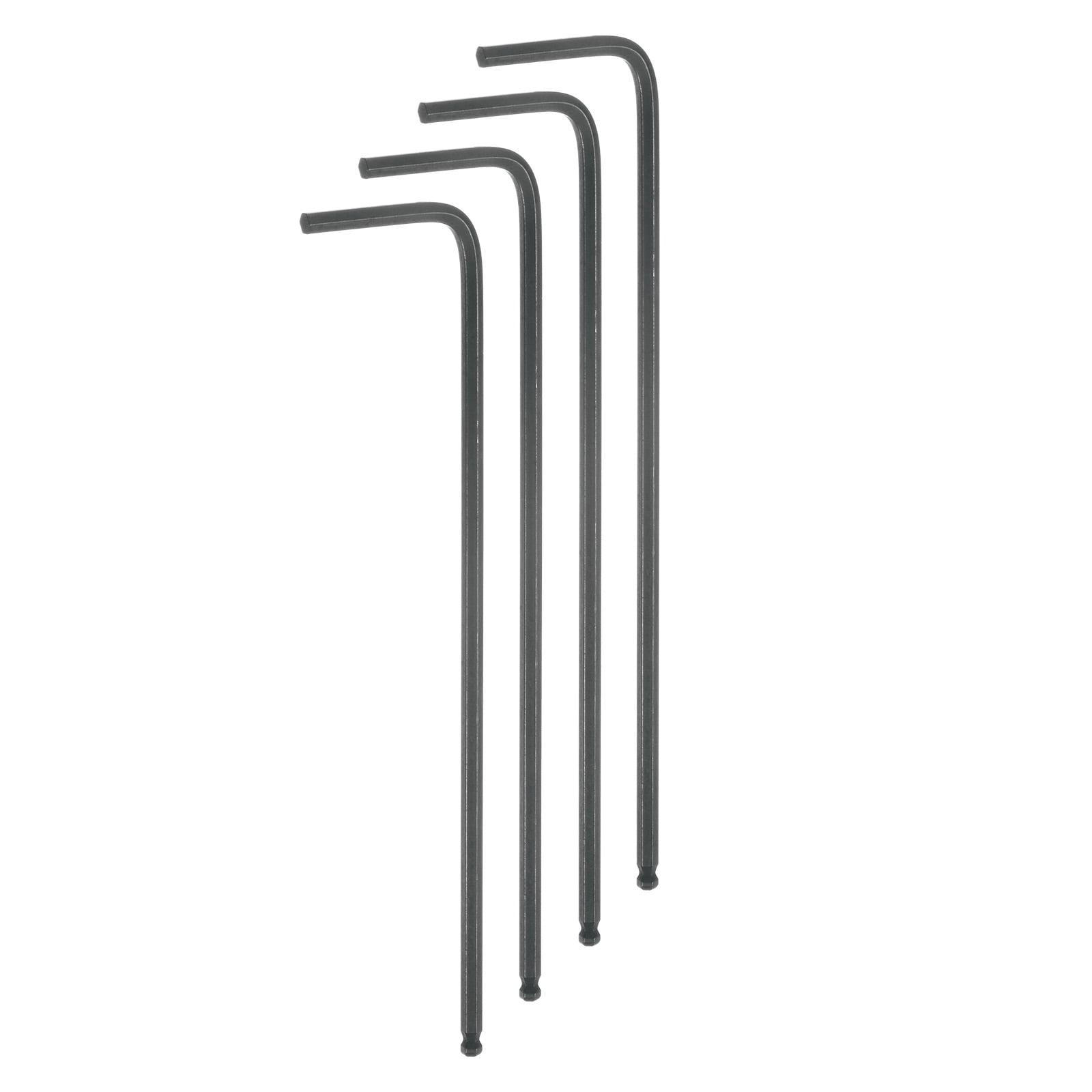 Uxcell 4pcs Ball End Hex Key Wrench 2mm L-Shape Long Arm Hexagon Metric ...