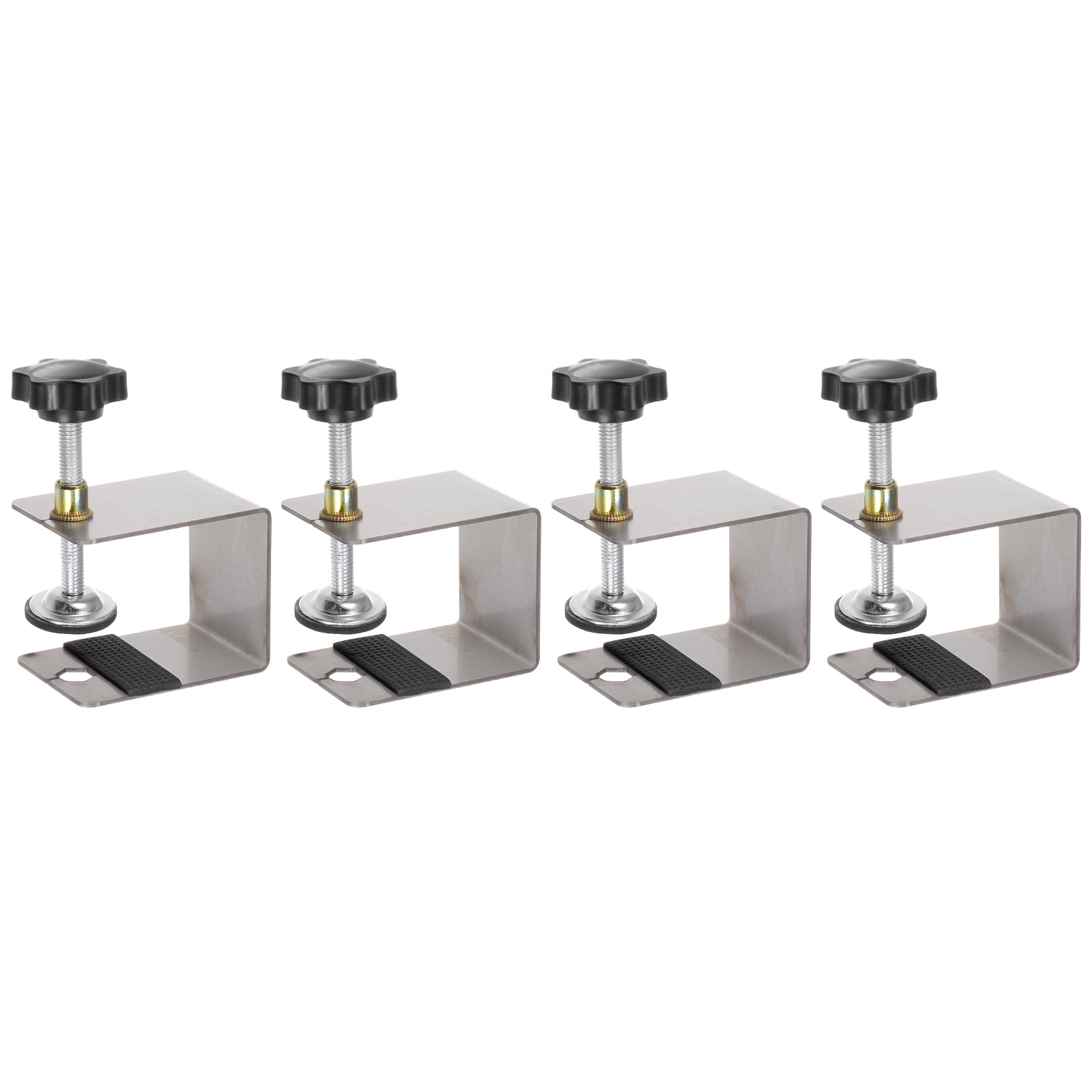 Uxcell 4pcs C Clamp 1.8" / 45mm Stainless Steel Cabinet Face Frame ...