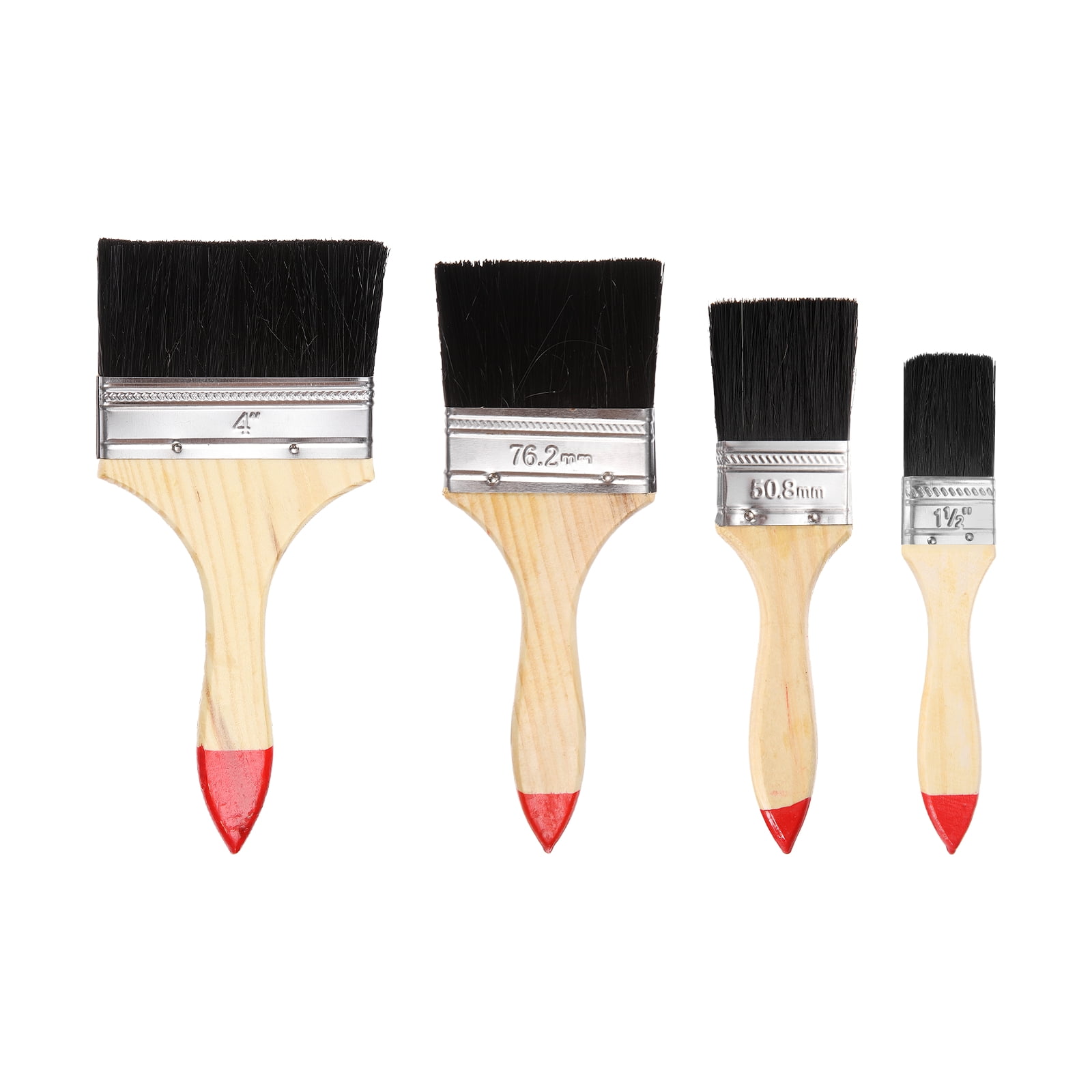 Uxcell 4pcs Chip Paint Brush 1+2+3+4