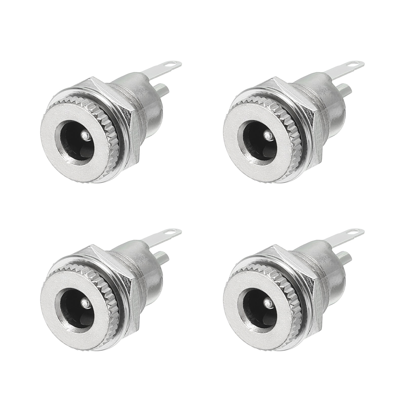 Uxcell 4pcs DC5521 Power Jack, 12V 1A 5.5x2.1mm 2 Pin DC Power Female ...