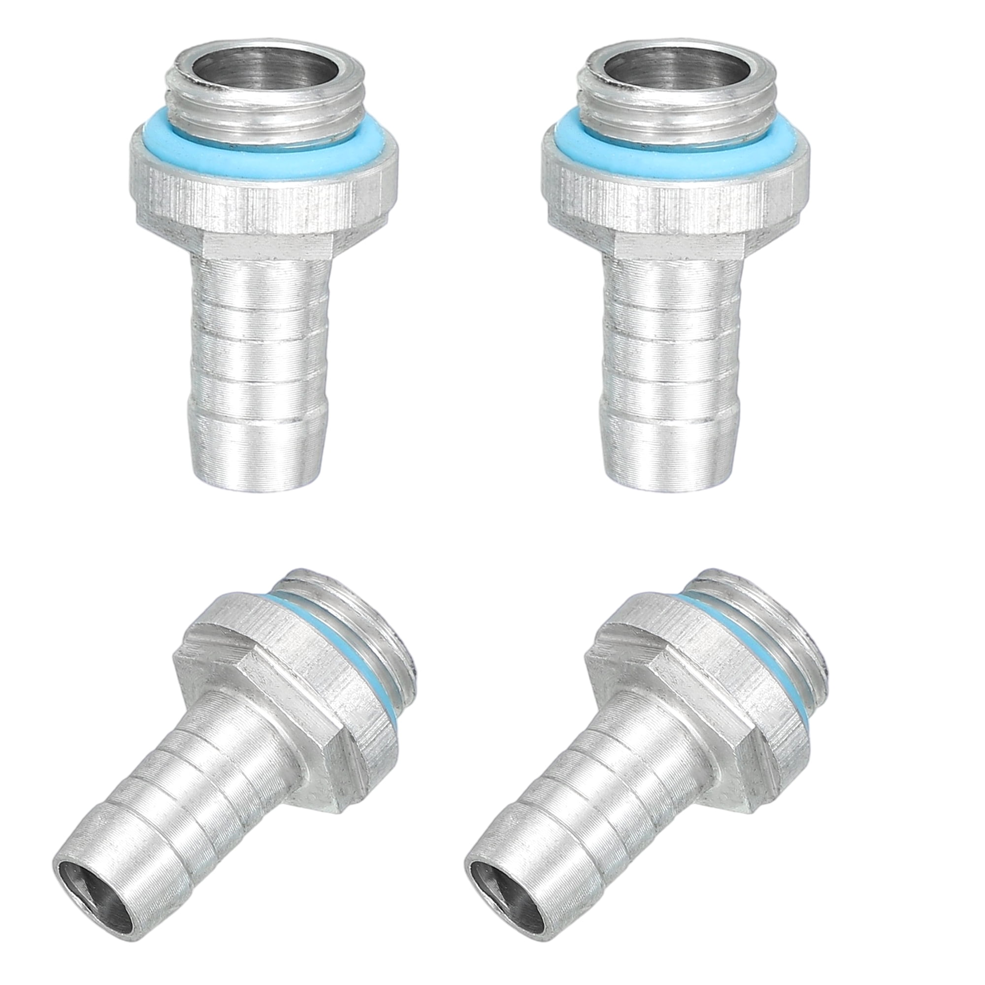 Uxcell 4pcs G1/4 Fitting, G1/4 Thread with 9mm OD Nozzle PC Water ...