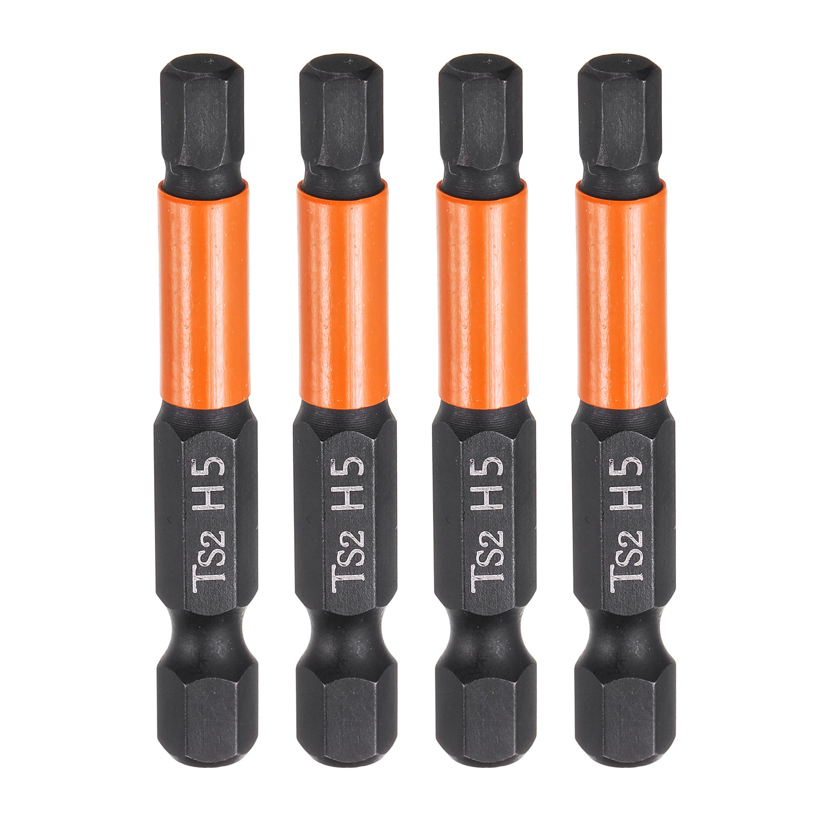 Uxcell 4pcs H5 Hex Head Drill Bit Wrench 5mm Metric Flat Tip 1/4" Hex ...