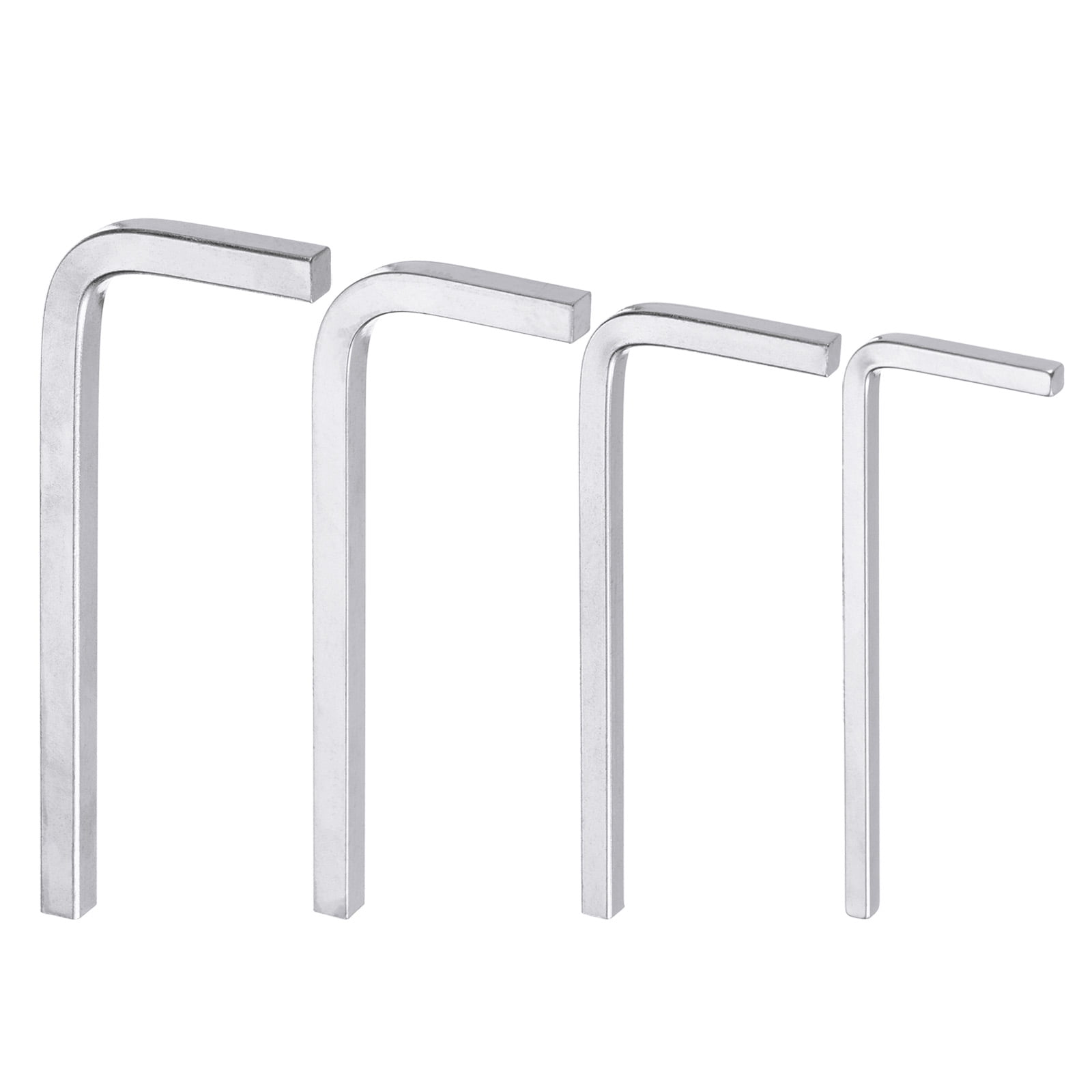 Uxcell 4pcs L-Shaped Square Head Wrench 3mm 4mm 5mm 6mm CR-V L-Key 4 ...