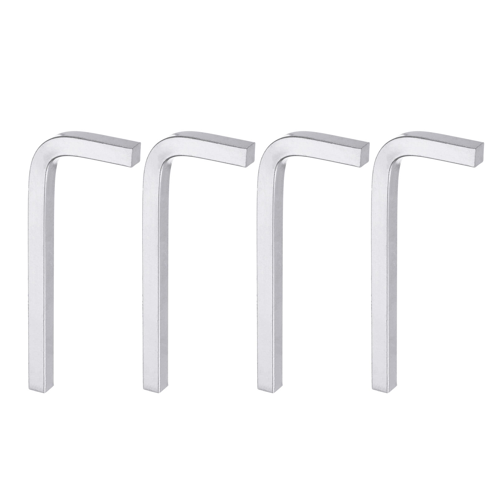 Uxcell 4pcs L-Shaped Square Head Wrench 7mm CR-V L-Key 4 Points Metric ...