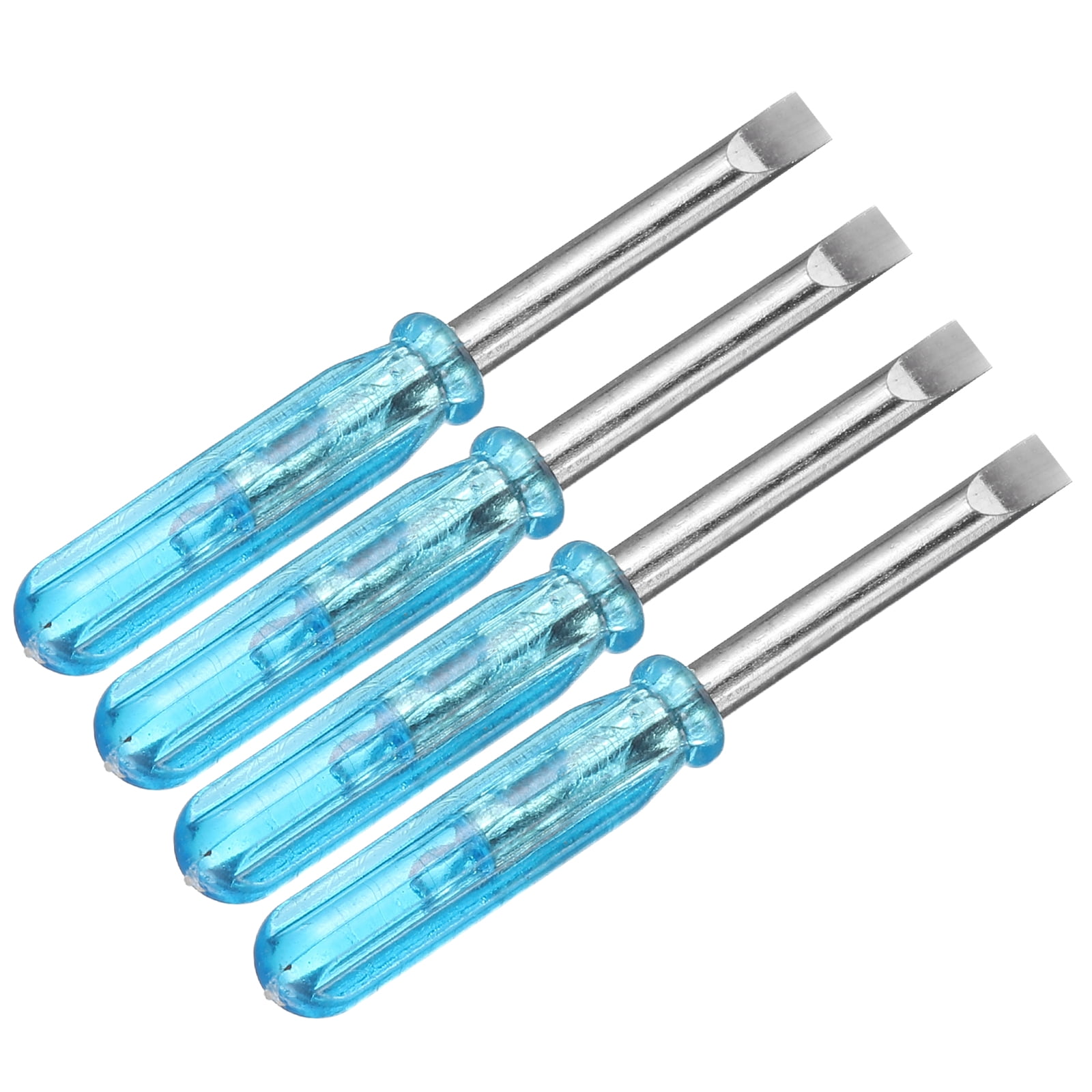 Uxcell 4pcs Mini Slotted Screwdriver 3.0mm 45mm Length Micro Precision ...