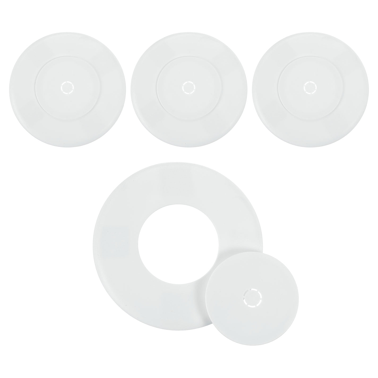 Uxcell 4pcs Pipe Wall Covers 51 mm/2" ID Round Removable with Round ...