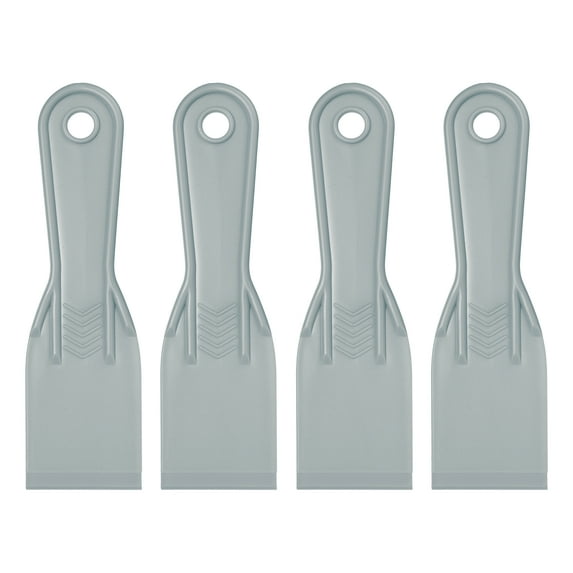 Uxcell 4pcs Putty Scraper 1.5" Plastic Flexible Tool for Pasting ...