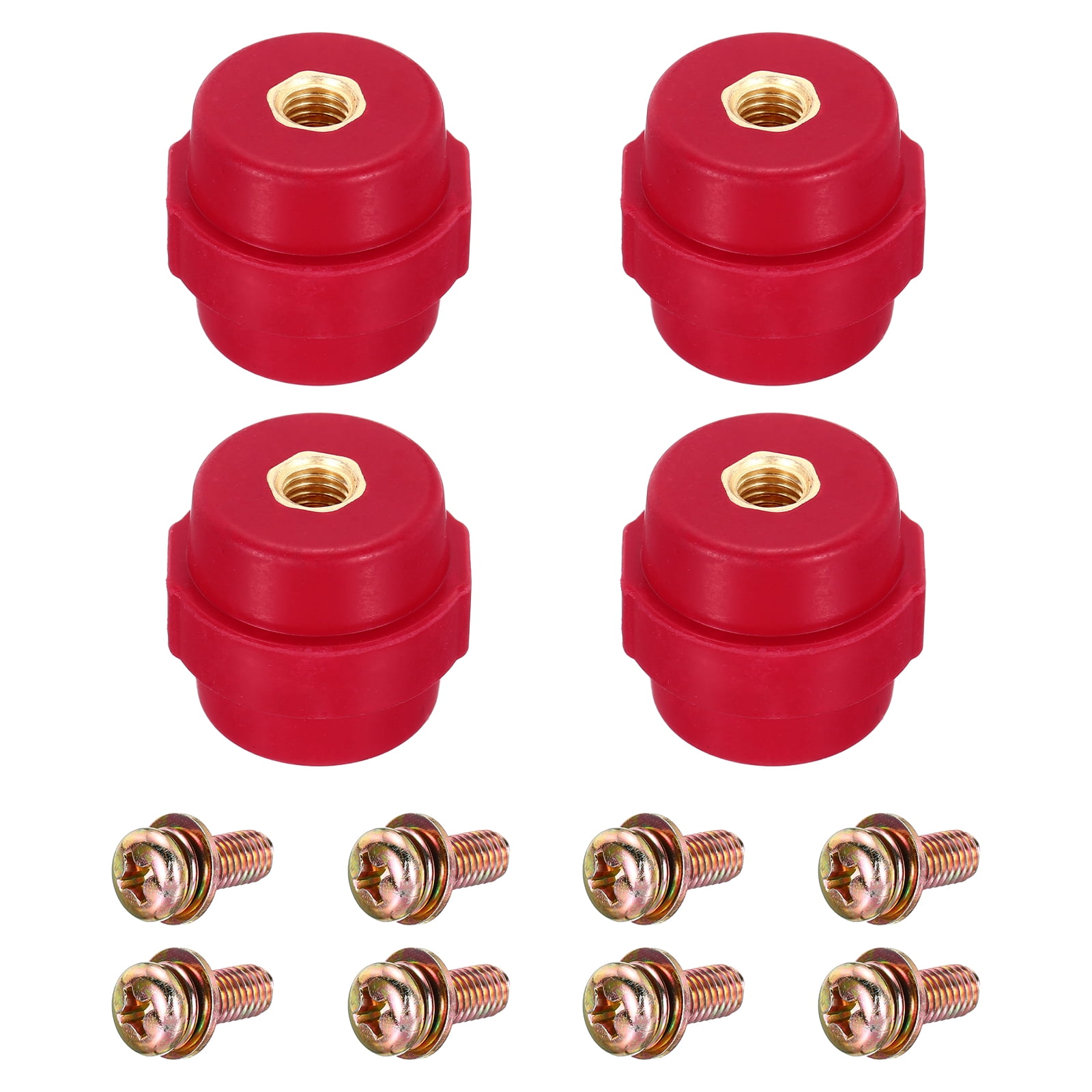 Uxcell 4pcs SM-30 Busbar Insulator, Polyester Standoff Insulators, High ...