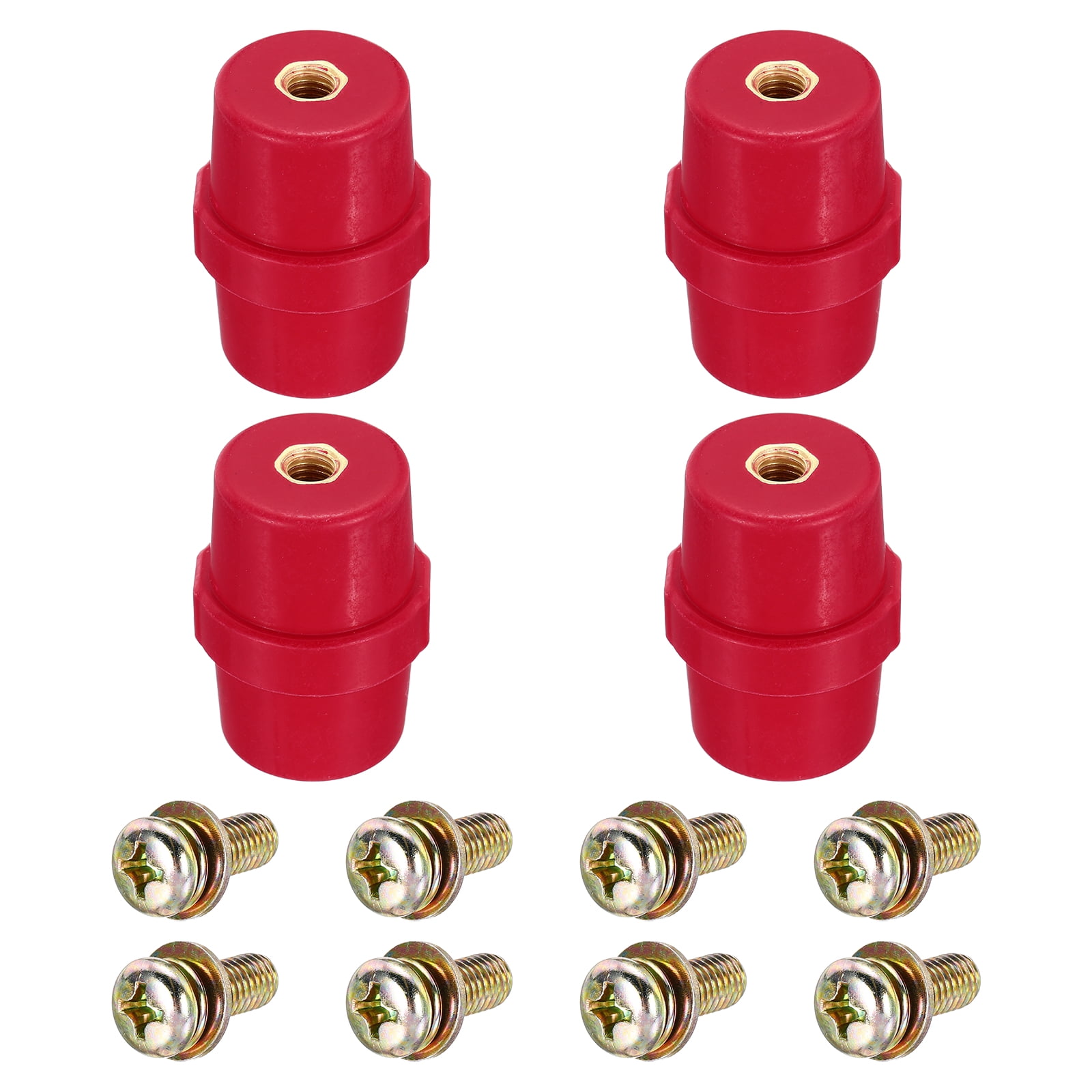 Uxcell 4pcs SM-51 Busbar Insulator, Polyester Standoff Insulators, High ...