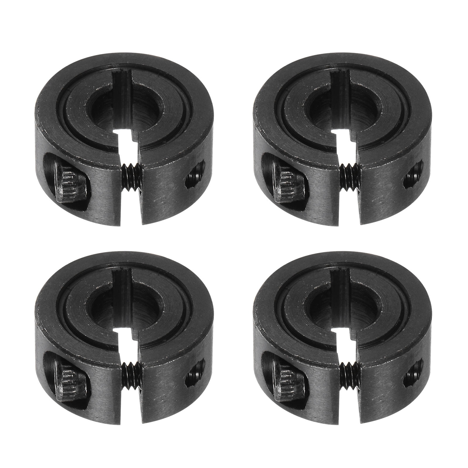 Uxcell 4pcs Shaft Collar 1/4" Bore 11/16" OD 5/16" Width Single Split ...