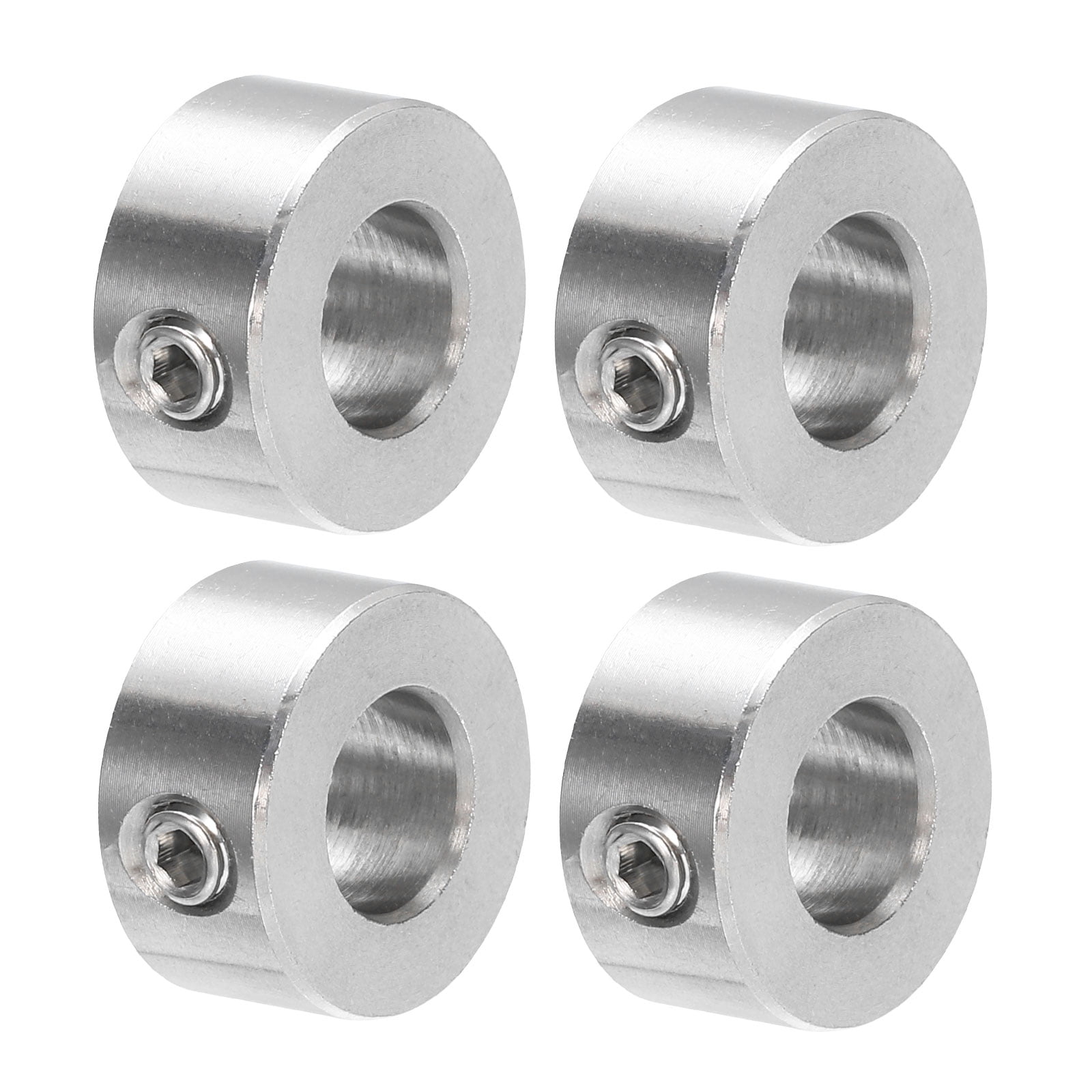 Uxcell 4pcs Shaft Collars 2/5" Bore Stainless Steel Shaft Collars 4/5 ...