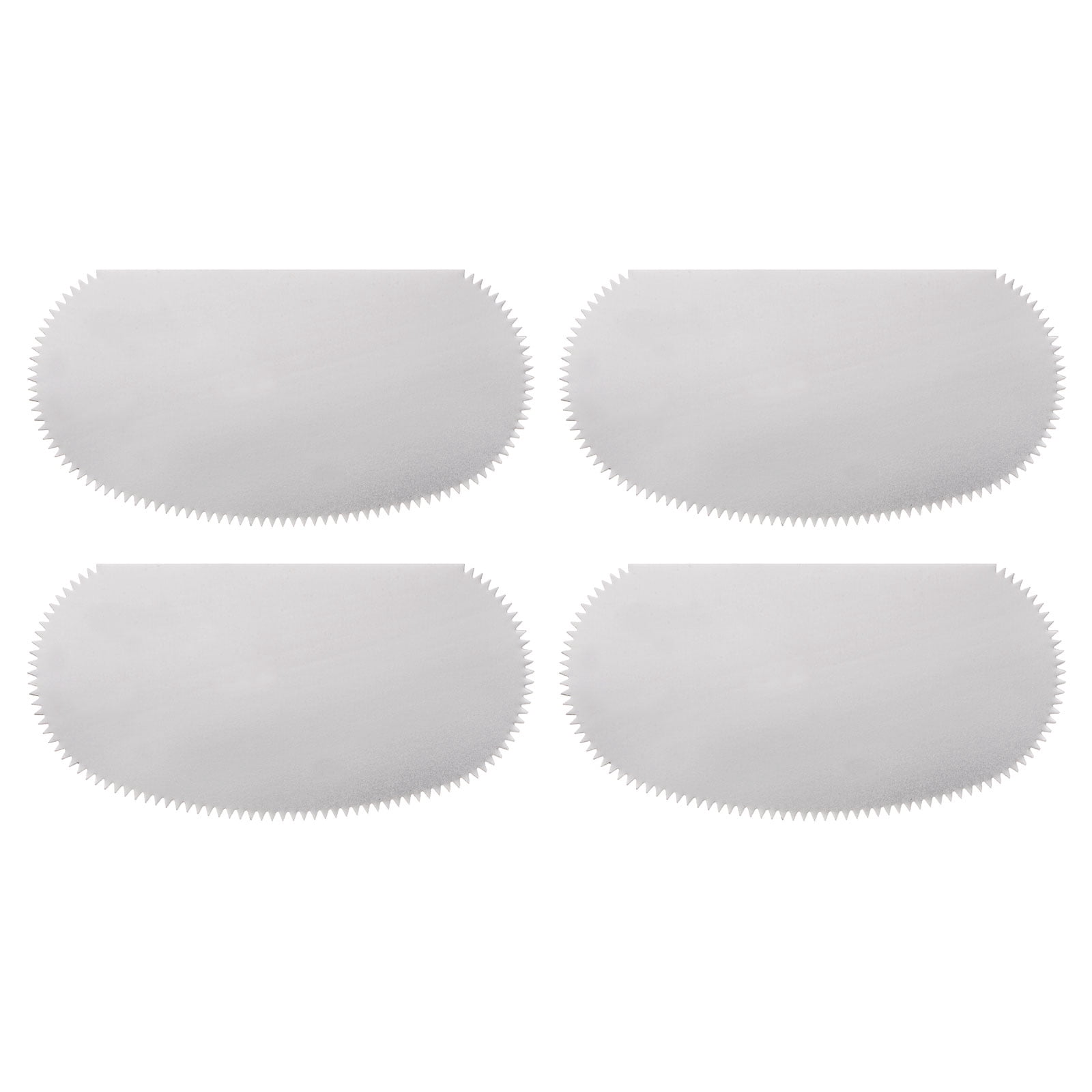 Uxcell 4pcs Stainless Steel Clay Scraper Pottery Steel Clay Serrated ...