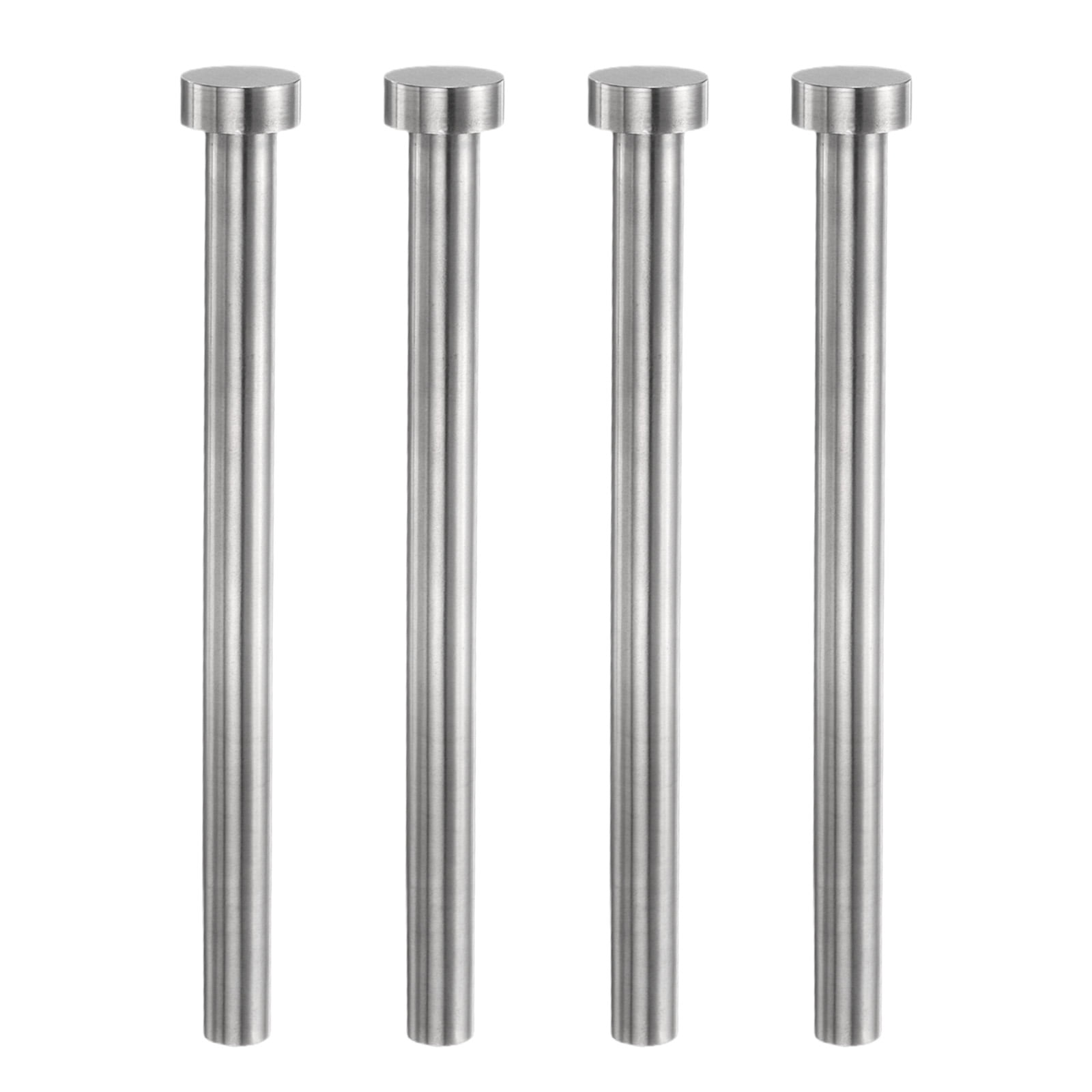 Uxcell 4pcs Straight Ejector Pin 3/8" Dia 127mm (5") Long 65Mn Round ...