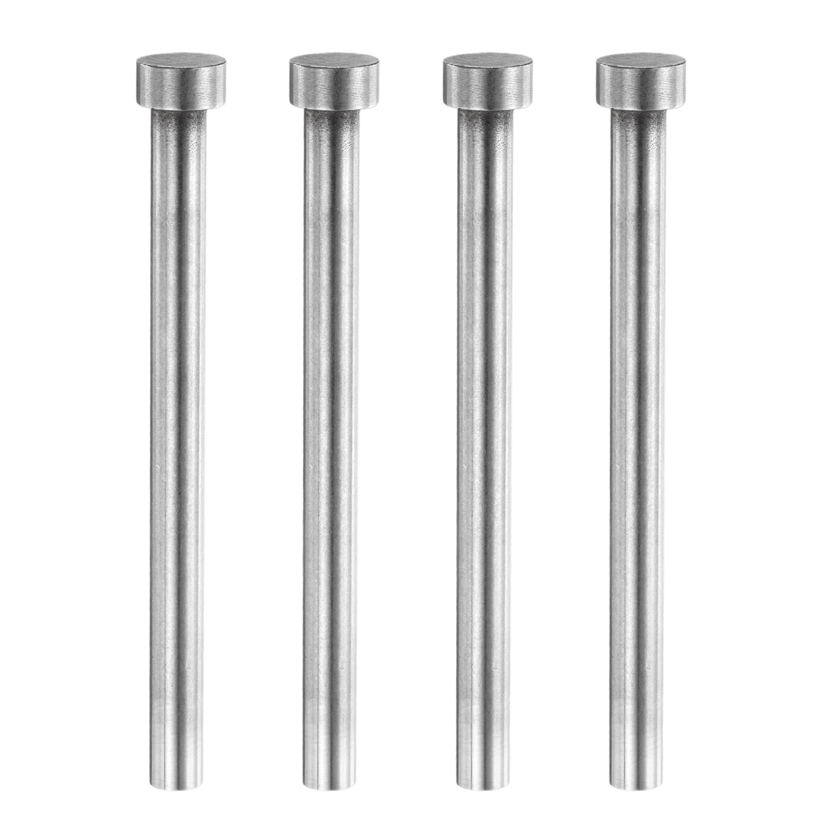 Uxcell 4pcs Straight Ejector Pin 5/16" Dia 101.6mm (4") Long 65Mn Round ...