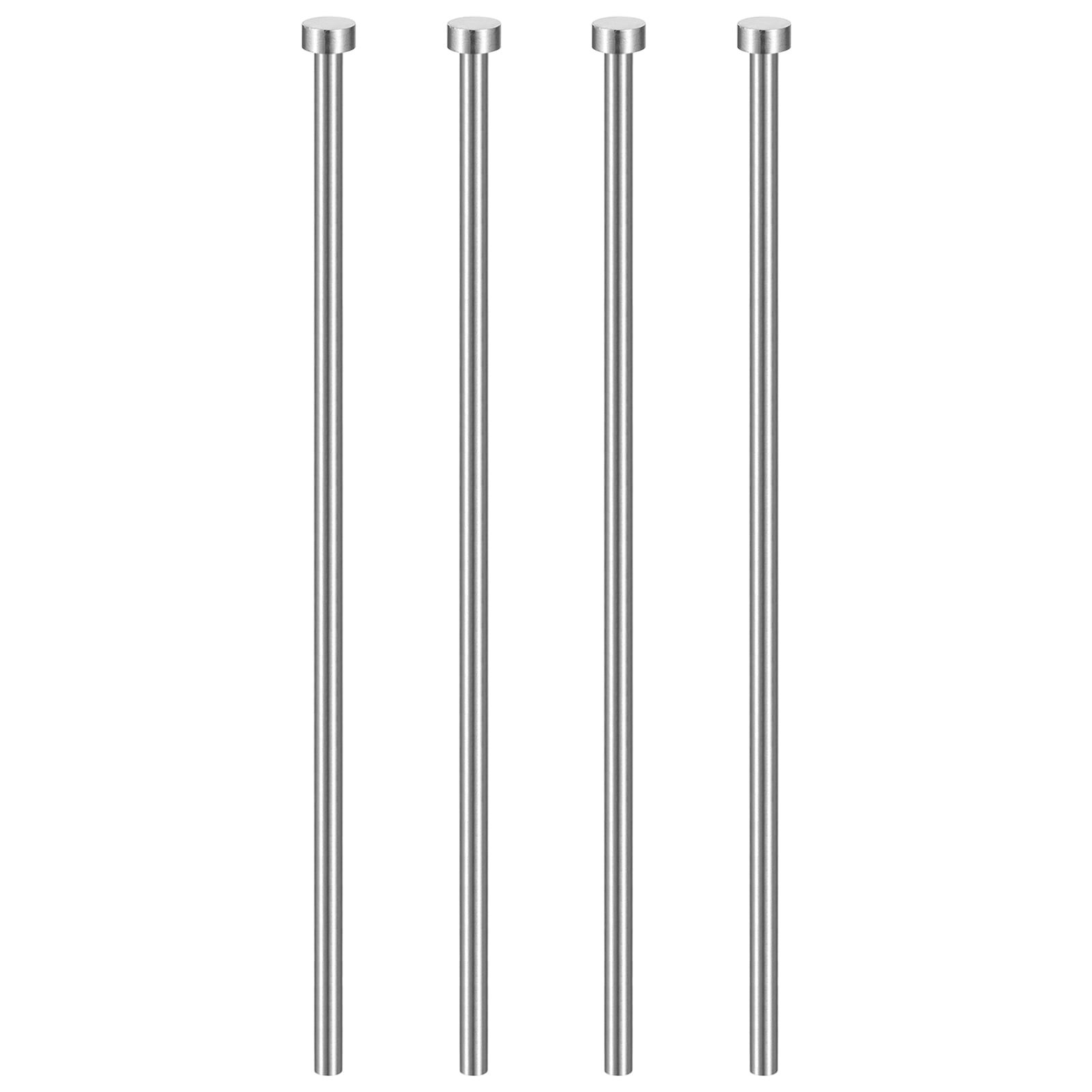 Uxcell 4pcs Straight Ejector Pin 7/32" Dia 200mm (7.9") Long GCR15 ...