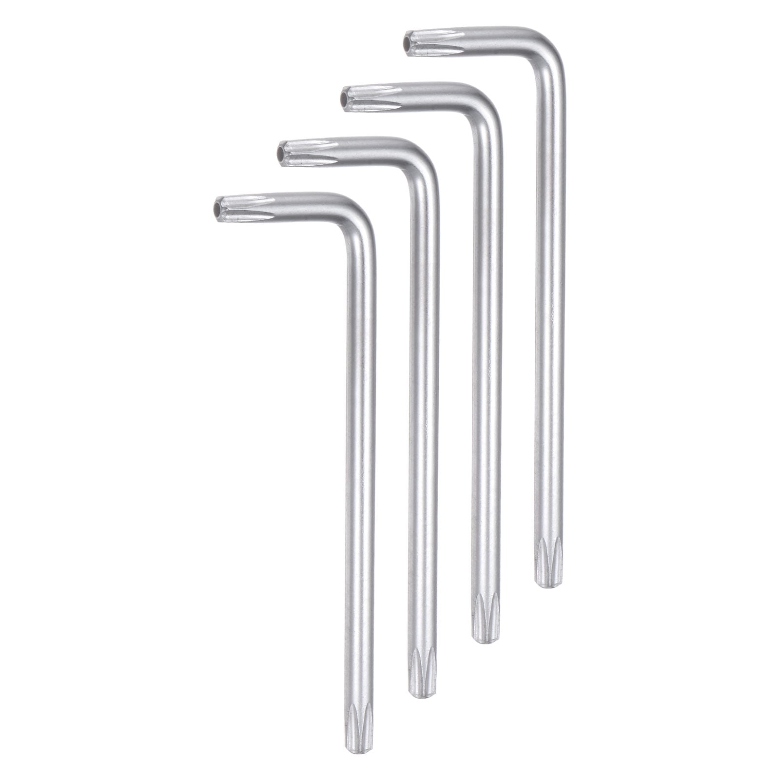 Uxcell 4pcs T15 Tamper Proof Torx Star Key Bit Wrench 2.32" L-Shaped 6 ...