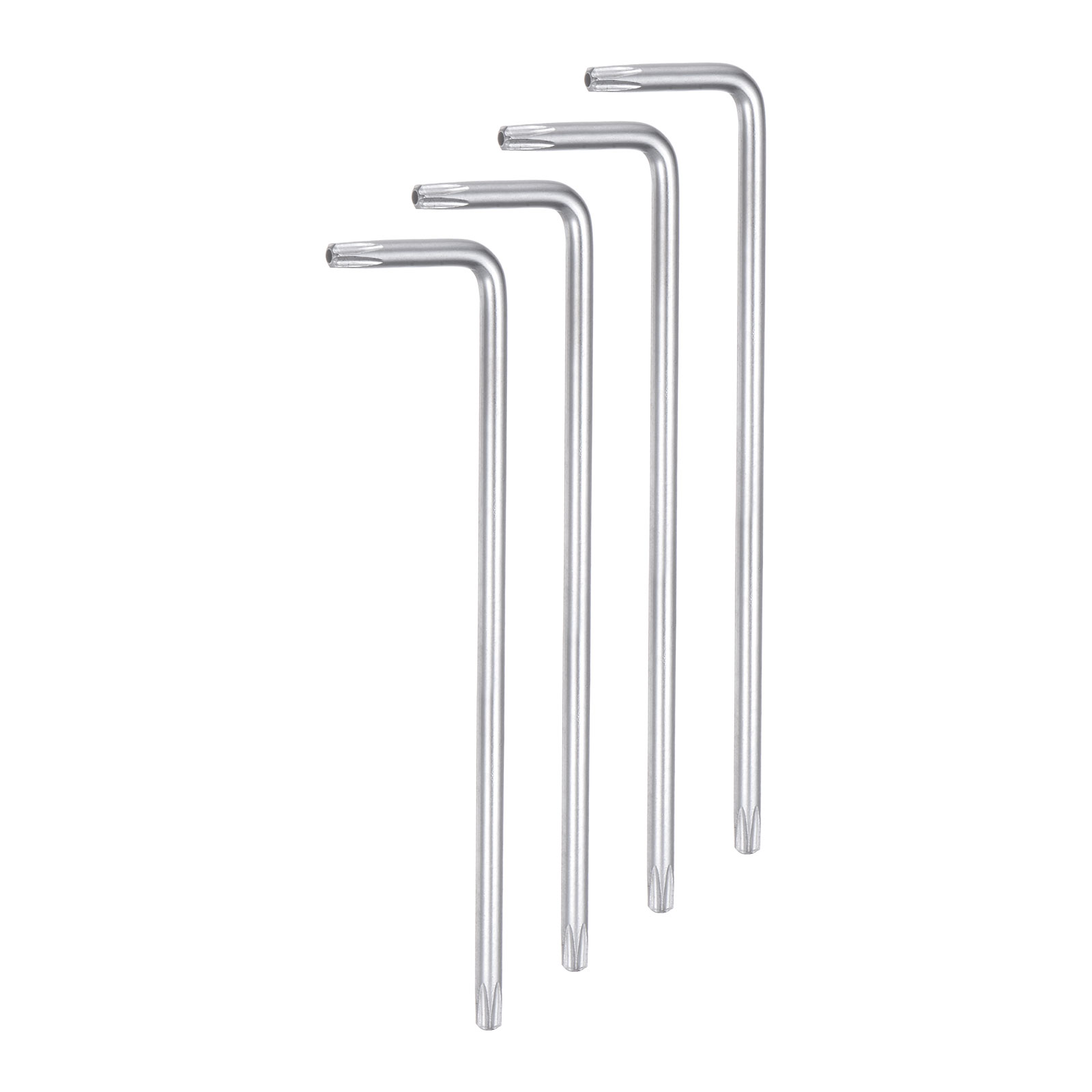 Uxcell 4pcs T15 Tamper Proof Torx Star Key Bit Wrench 3.7" Long Arm L ...