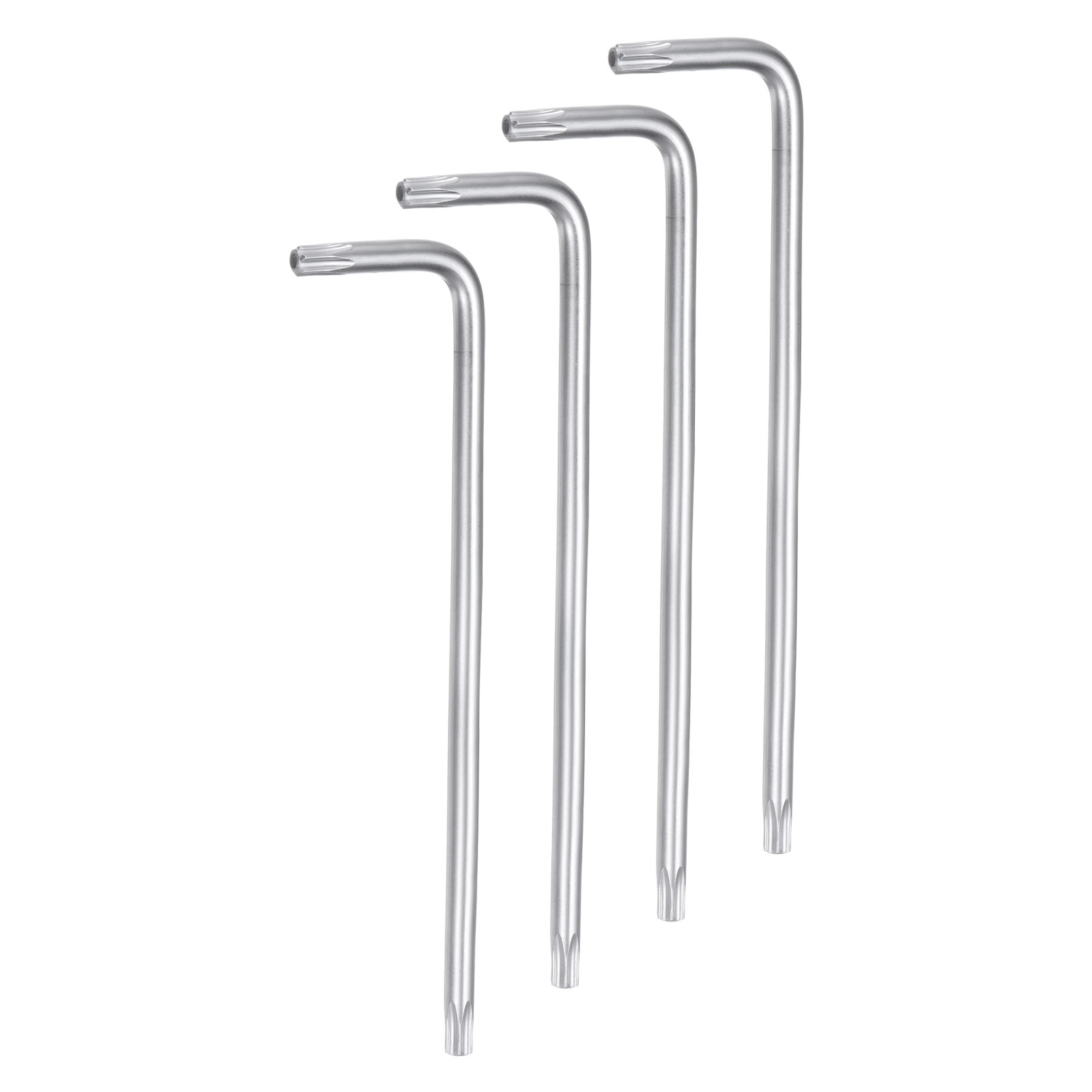 Uxcell 4pcs T25 Tamper Proof Torx Star Key Bit Wrench 4.37" Long Arm L ...