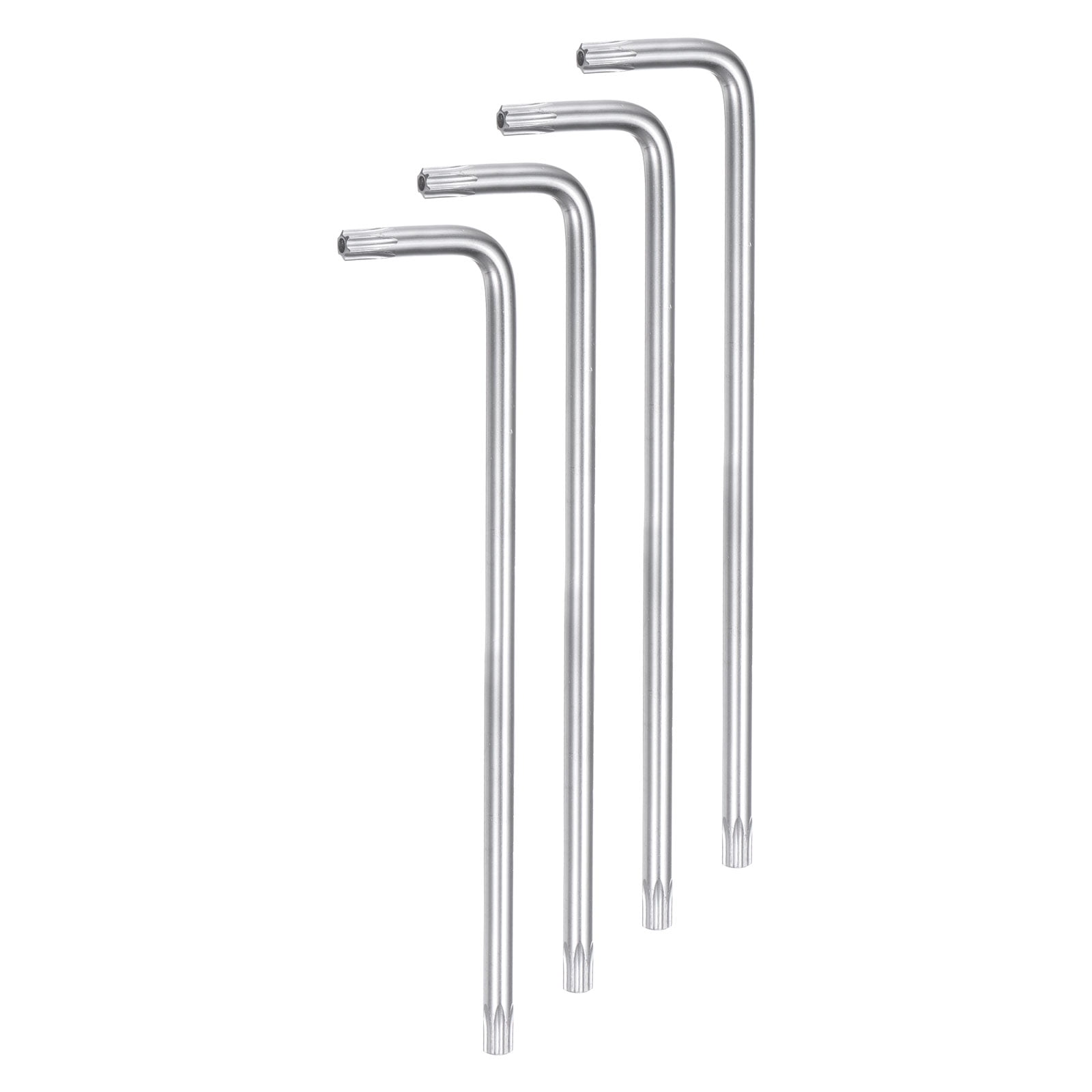 Uxcell 4pcs Tamper Proof Torx Star Key Bit Wrench T27 4.65" Long Arm L ...