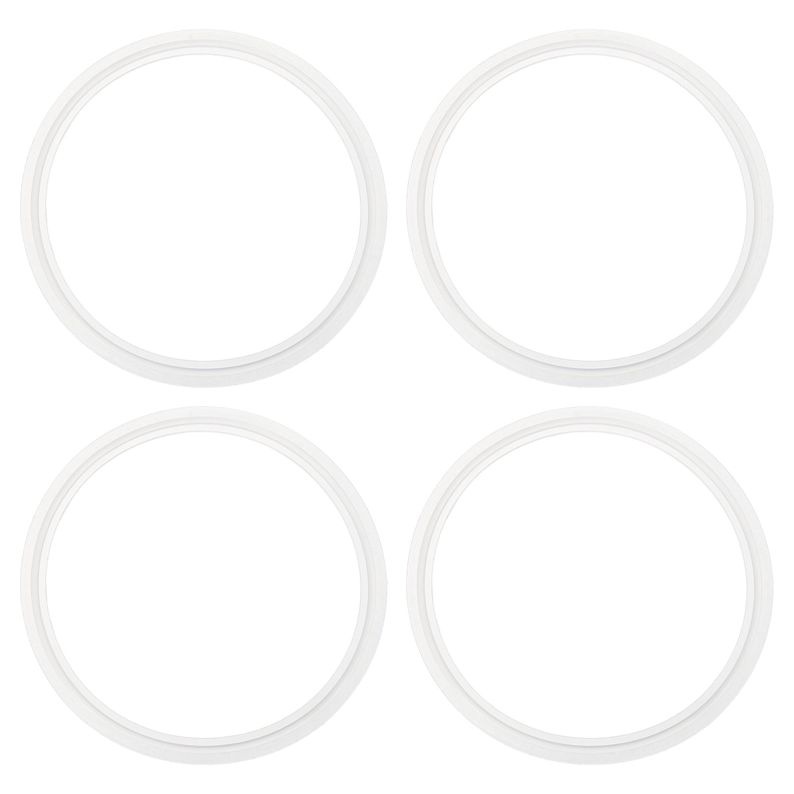 Uxcell 4pcs Tri Clamps Gasket, 145mm OD 122mm ID Sanitary TC Tri Clamps ...