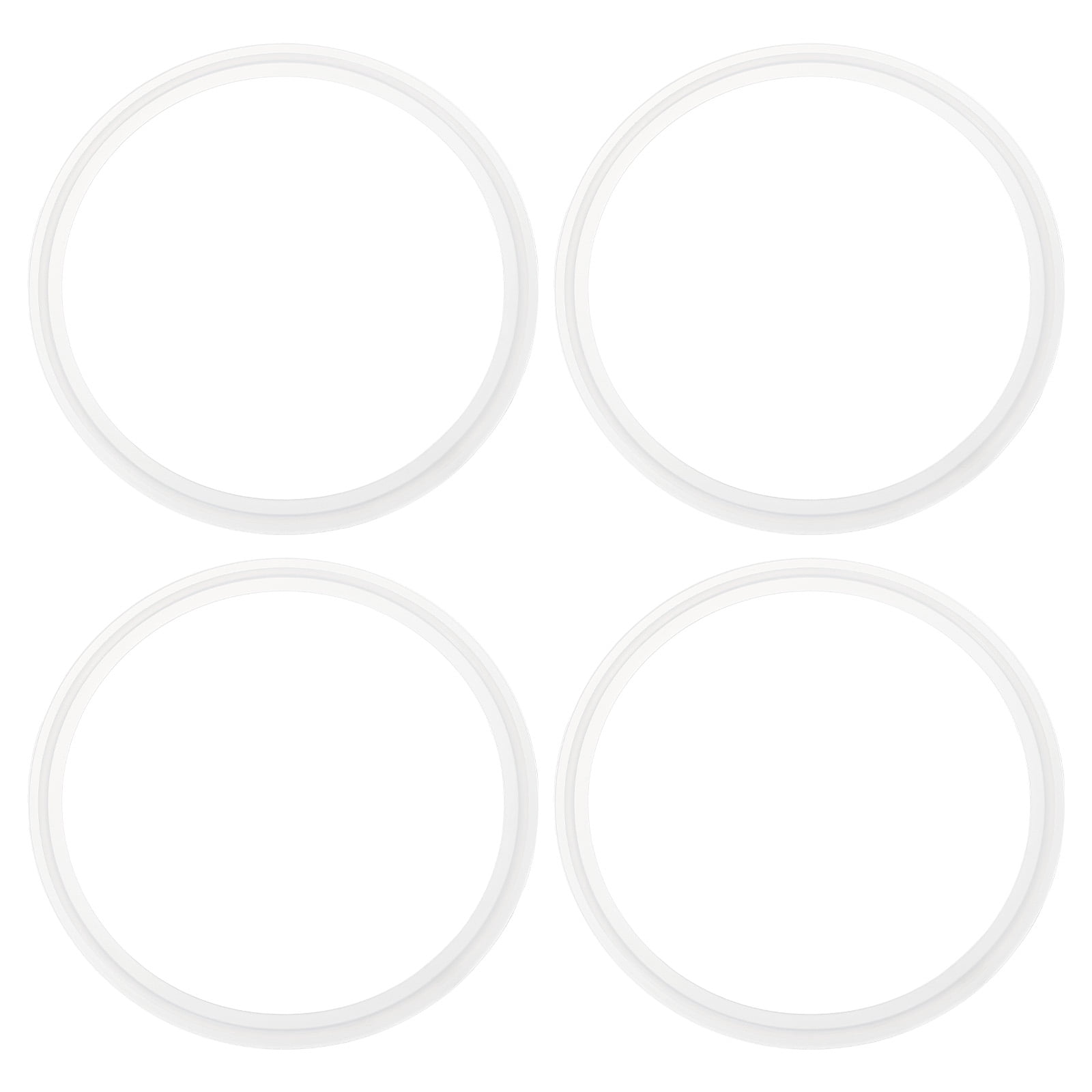 Uxcell 4pcs Tri Clamps Gasket, 155mm OD 136mm ID Sanitary TC Tri Clamps ...