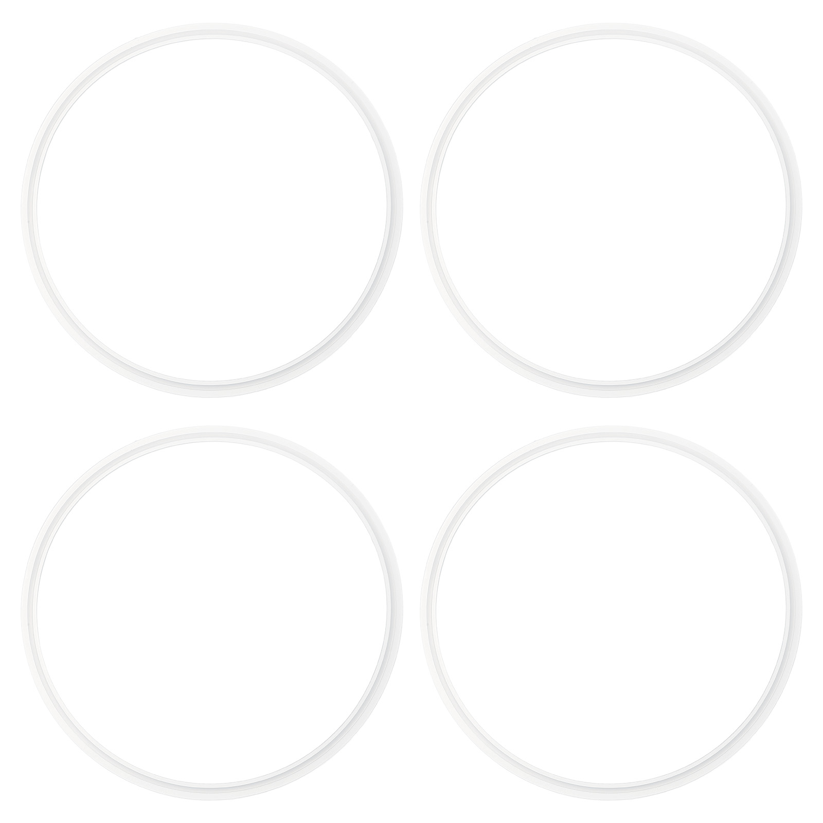 Uxcell 4pcs Tri Clamps Gasket, 217.4mm OD 198mm ID Sanitary TC Tri ...