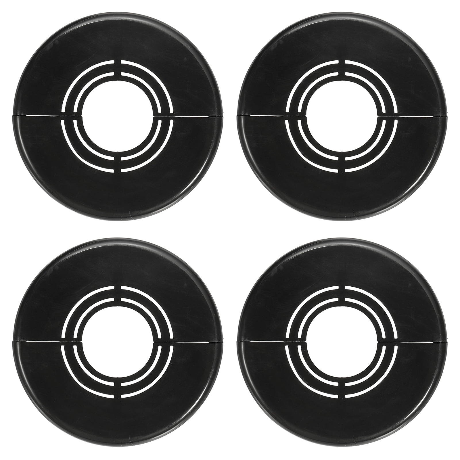 Uxcell 4pcs Wall Split Flange 1.18" Plastic Round Split Flange Pipe ...