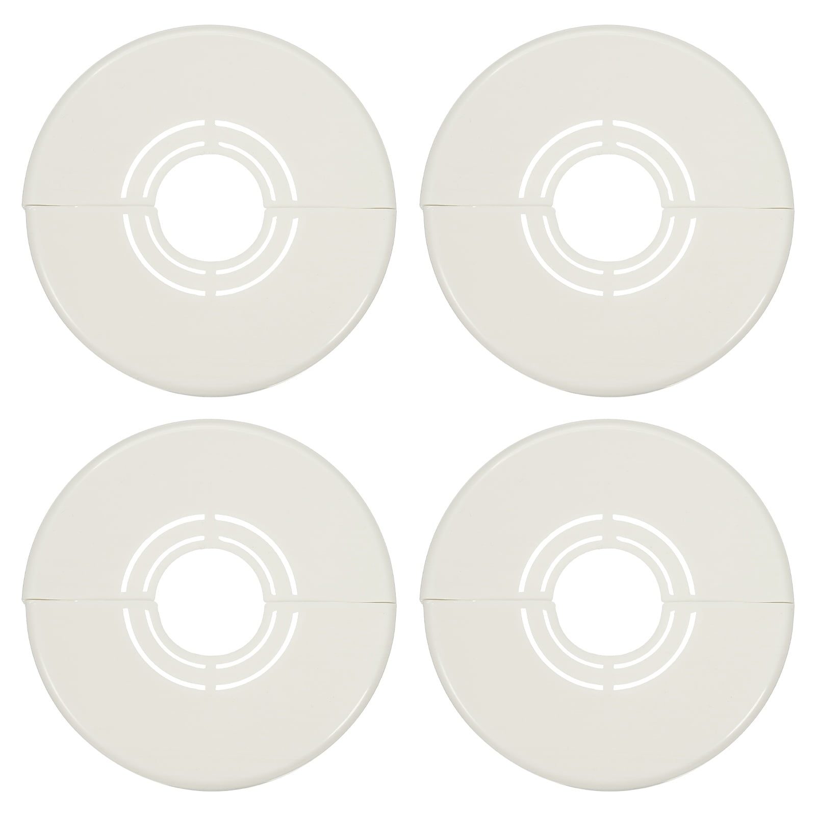 Uxcell 4pcs Wall Split Flange 1.18" Plastic Round Split Flange Pipe ...
