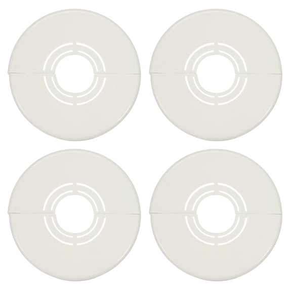 Uxcell 4pcs Wall Split Flange 1.18" Plastic Round Split Flange Pipe ...