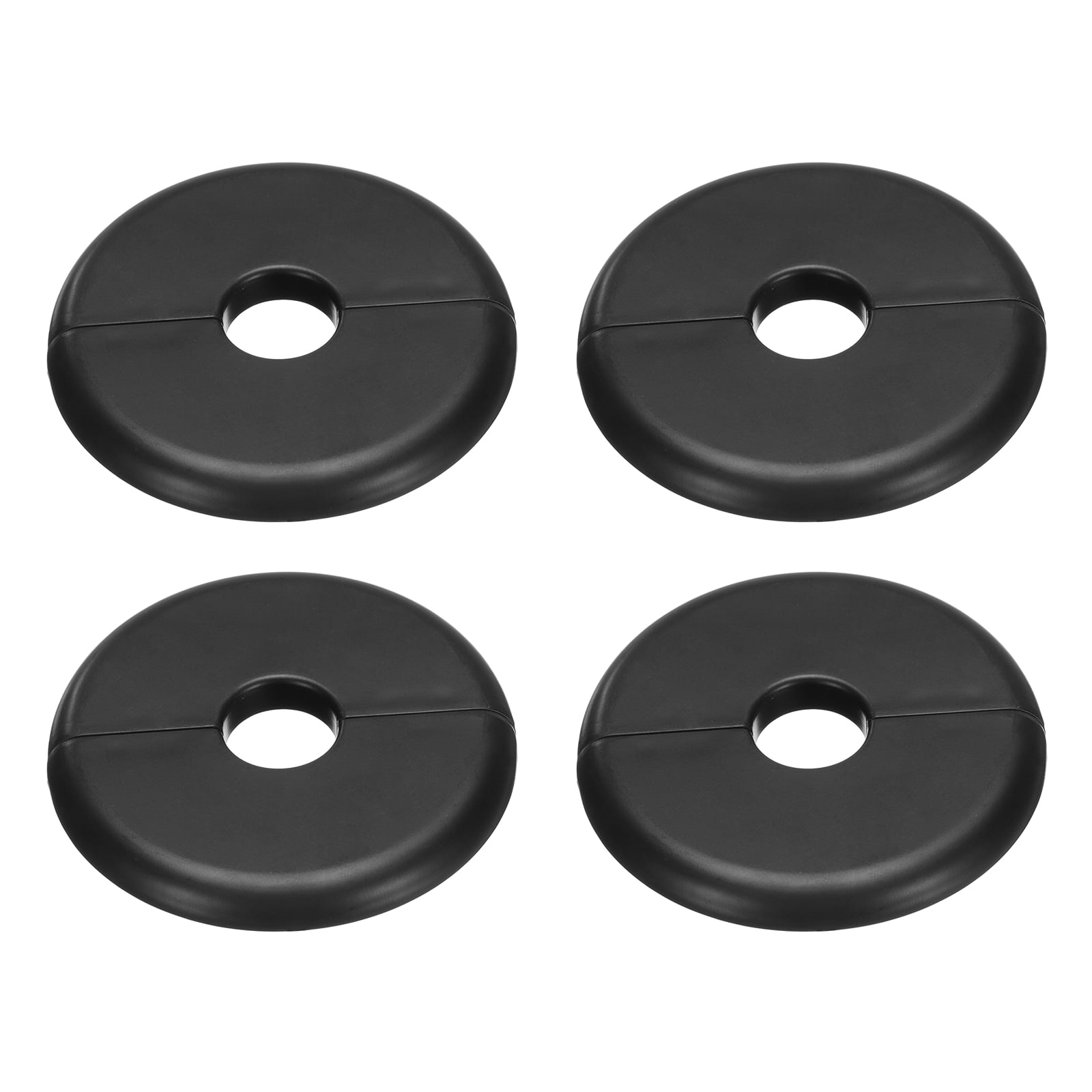 Uxcell 4pcs Wall Split Flange 16mm/0.6" Dia ABS Round Self-Adhesive ...