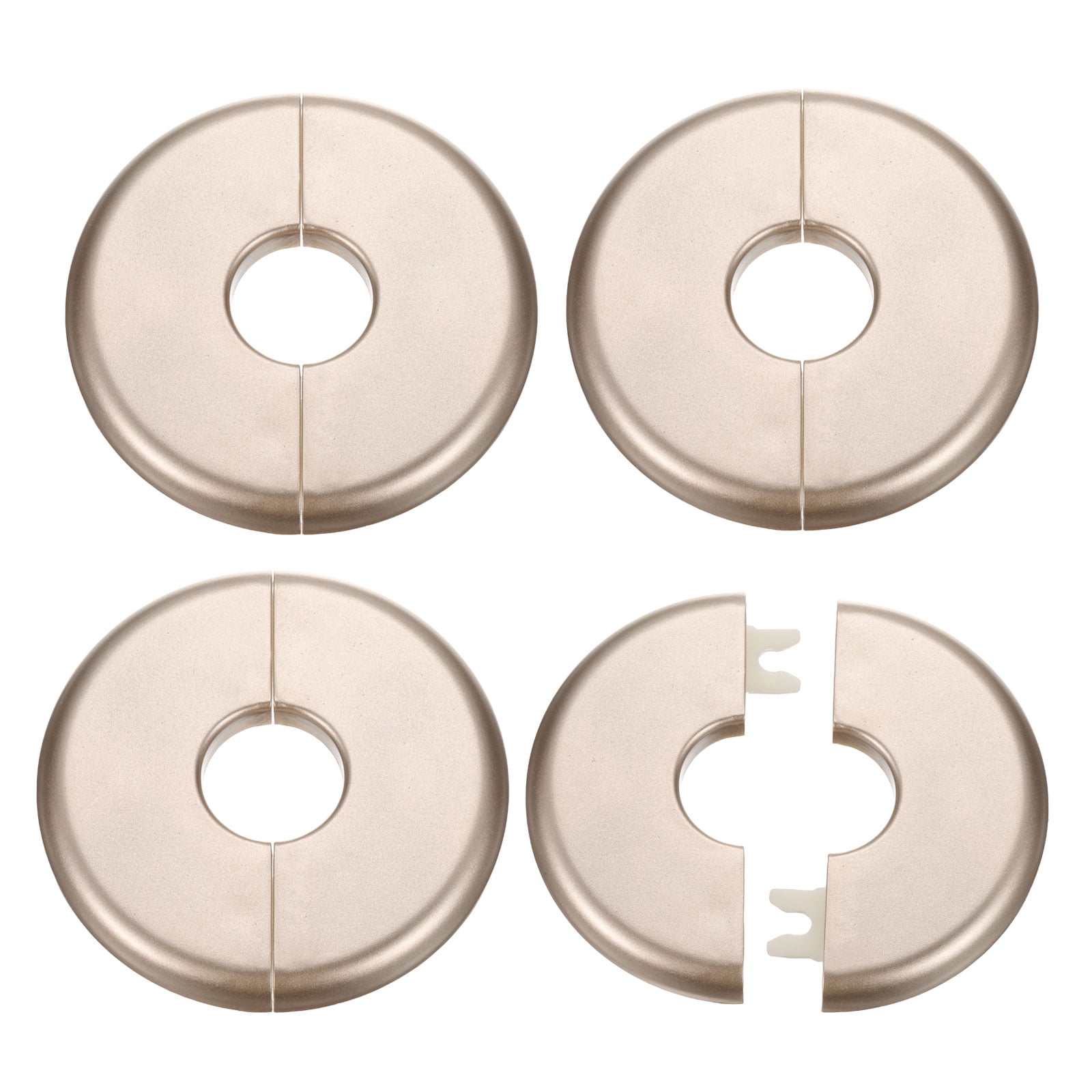 Uxcell 4pcs Wall Split Flange 22.5mm/0.9" Self-Adhesive Plumbing Cover ...