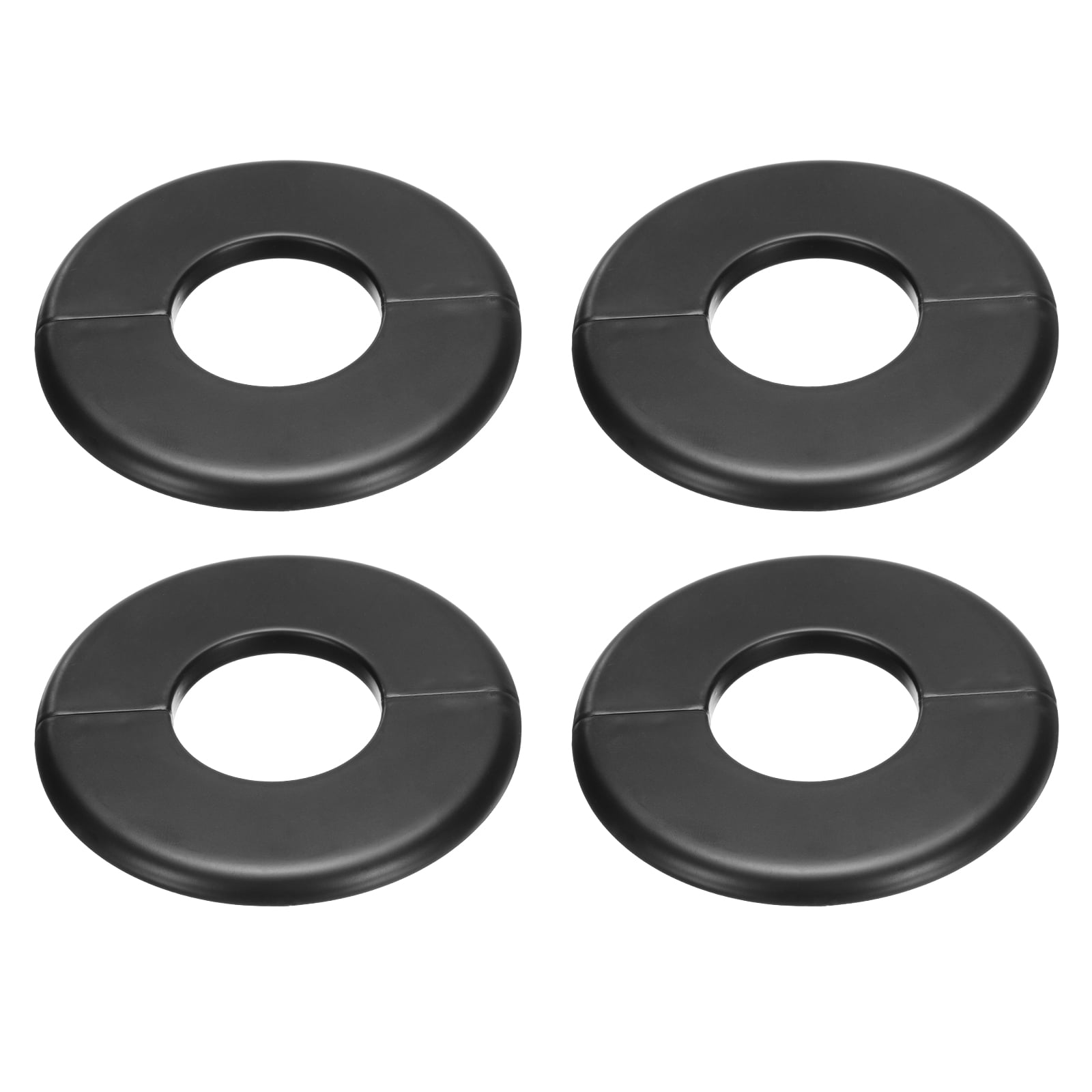 Uxcell 4pcs Wall Split Flange 44mm/1.7" Dia ABS Round Self-Adhesive ...