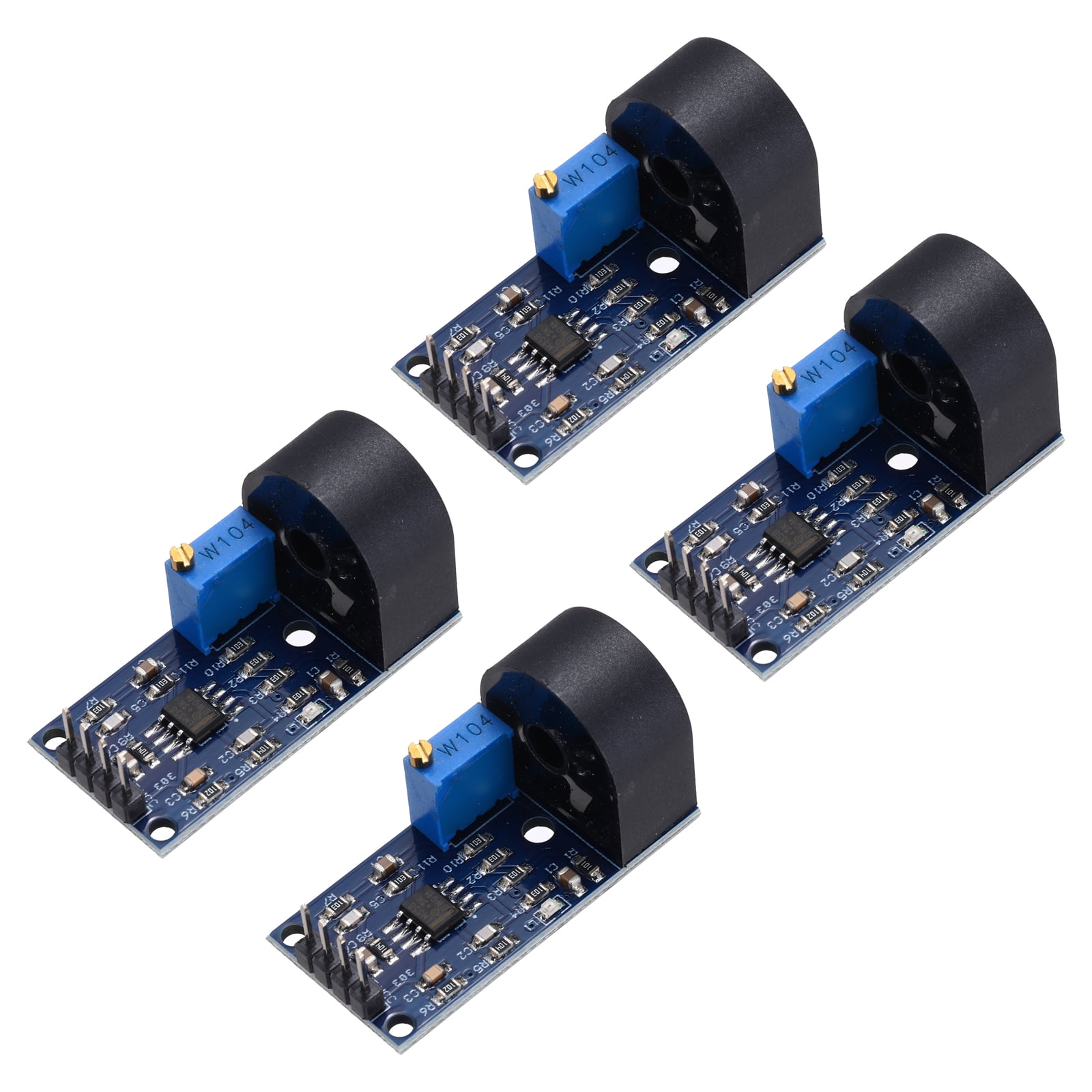 Uxcell 4pcs ZMCT103C Current Sensor Module 5A AC Single Phase Active Analog Signal Output ...