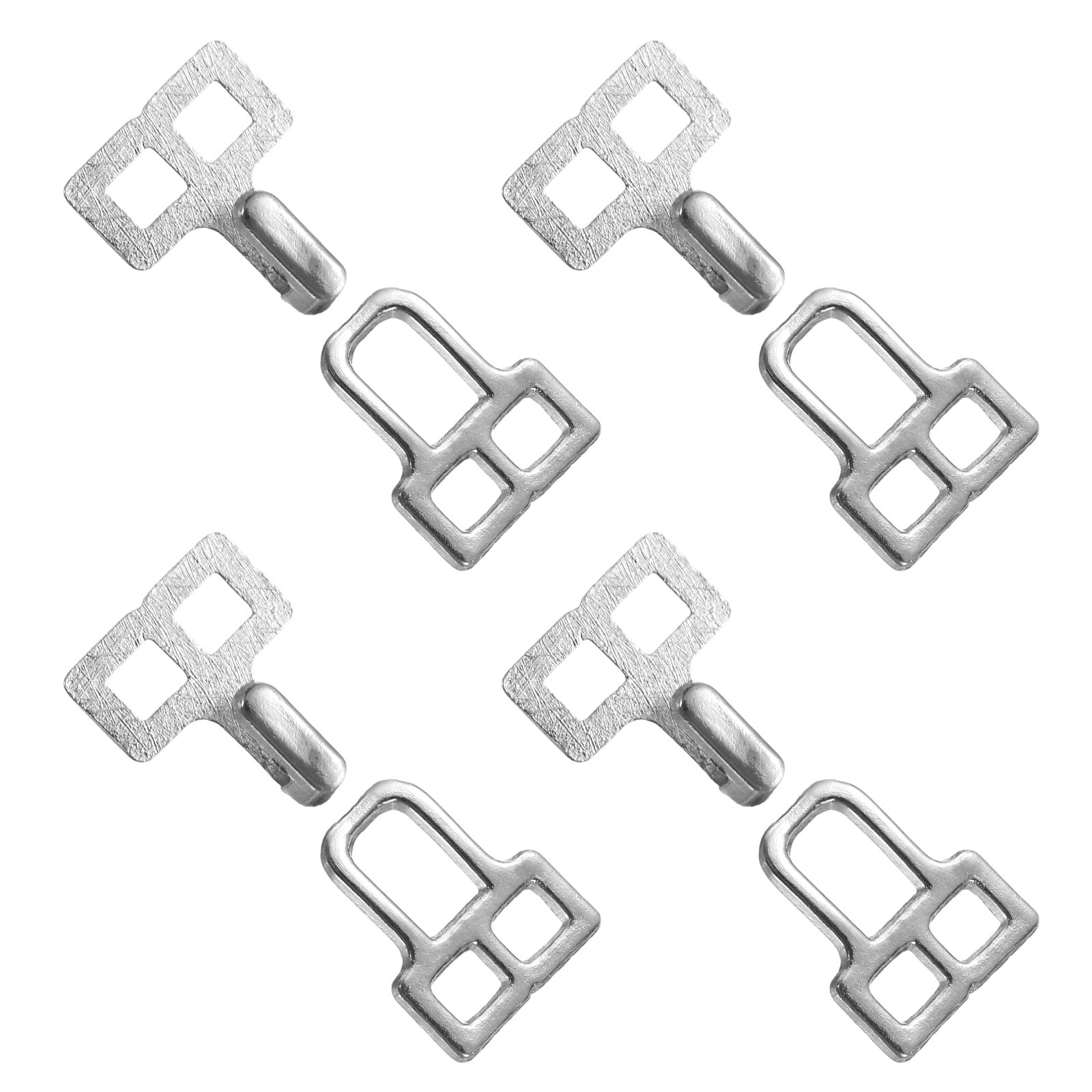 Uxcell 4set Hooks and Eyes Closure Set 11mm Metal Hook and Eye Sewing ...