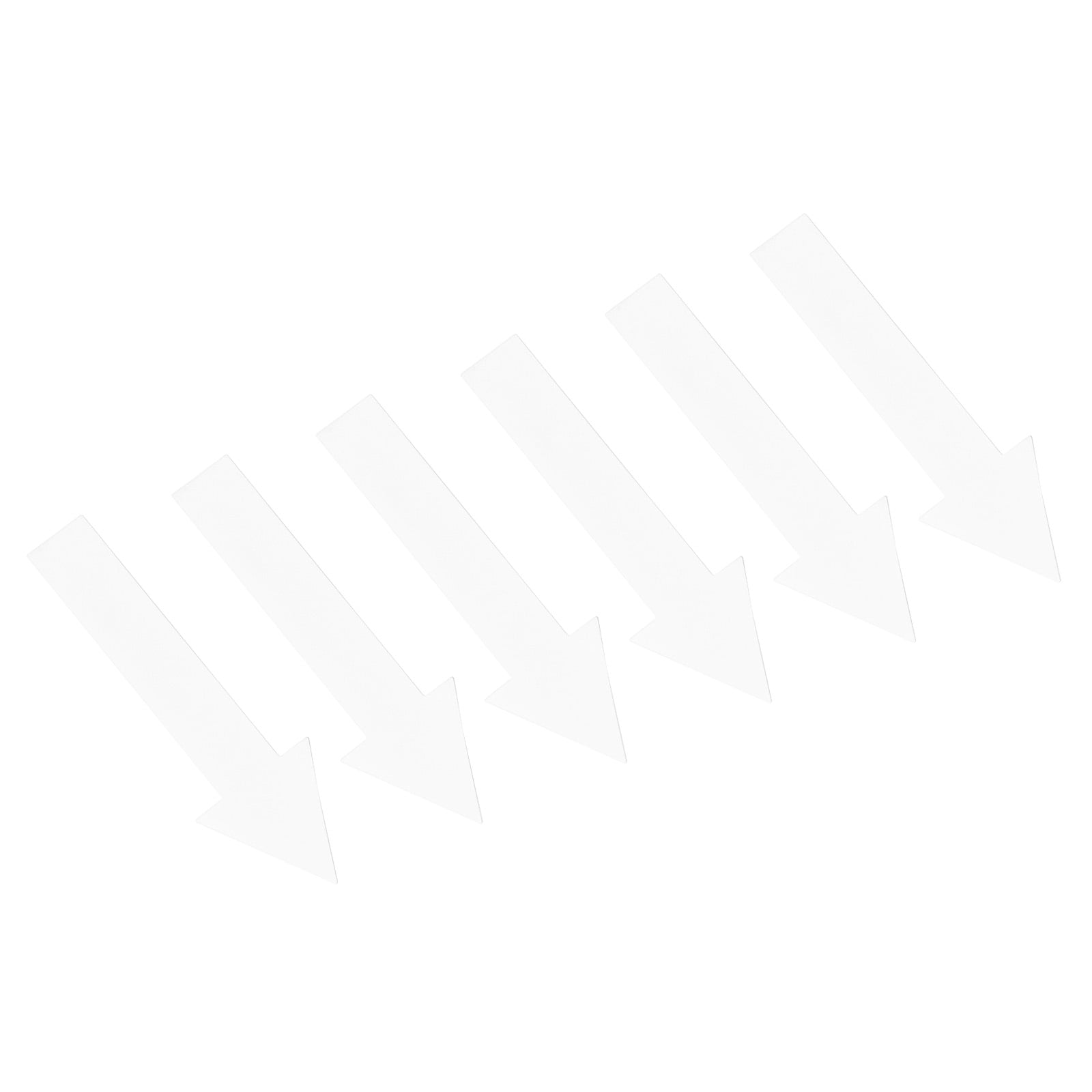 Uxcell 4x1" Arrow Sticker PVC Directional Sign Adhesive Removable Floor ...