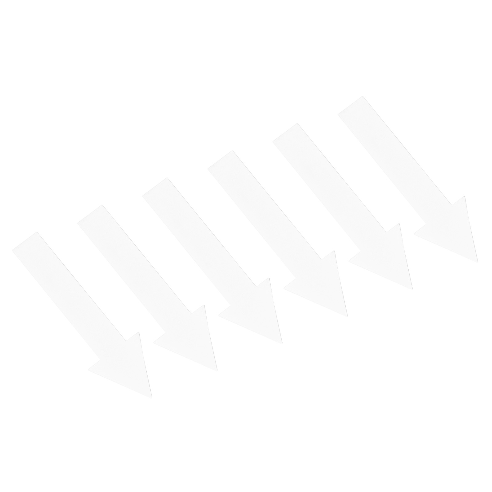 Uxcell 4x1" Arrow Sticker PVC Directional Sign Adhesive Removable Floor ...