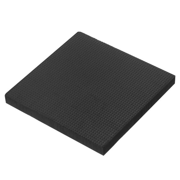 Uxcell 4x4x0.4" Rubber Bench Block Square Stamping Nonslip Base Hammer Metal, Black - Walmart.com